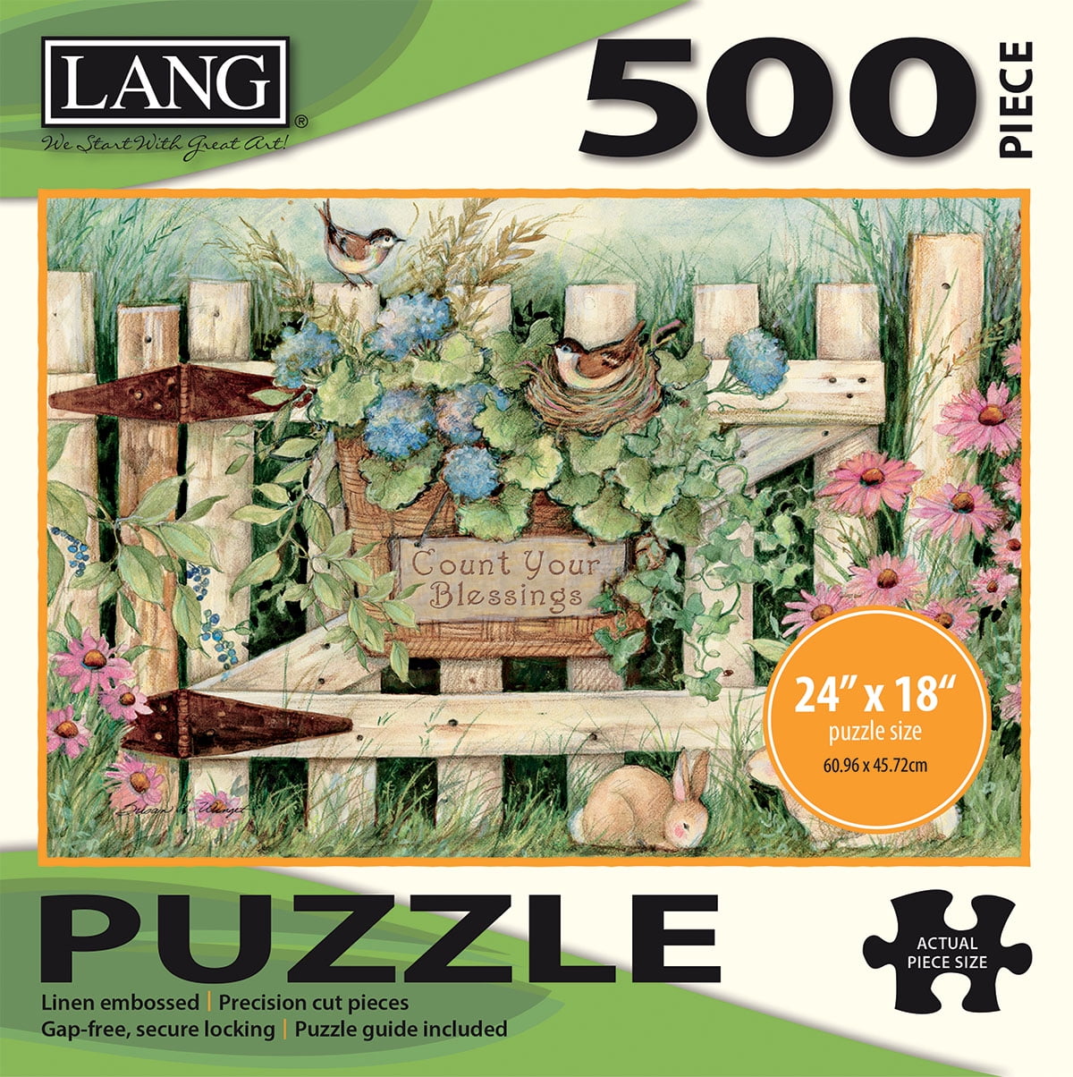 Puzzle - 500 Pc, Garden Gate - Walmart.com