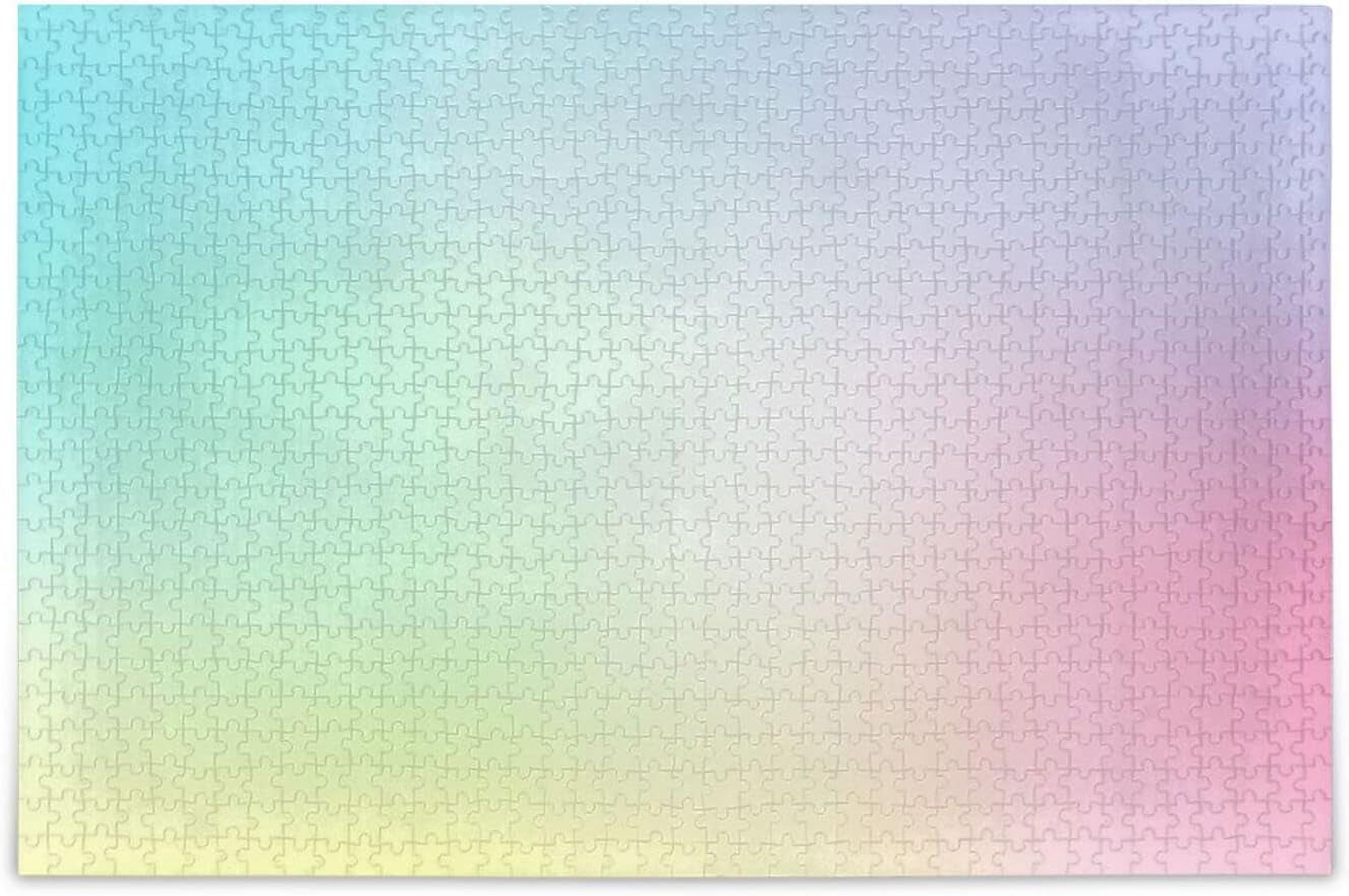 Puzzle 500 Pieces - Color Gradient - Wooden Jigsaw Puzzles for Family Games - Suitable for ...