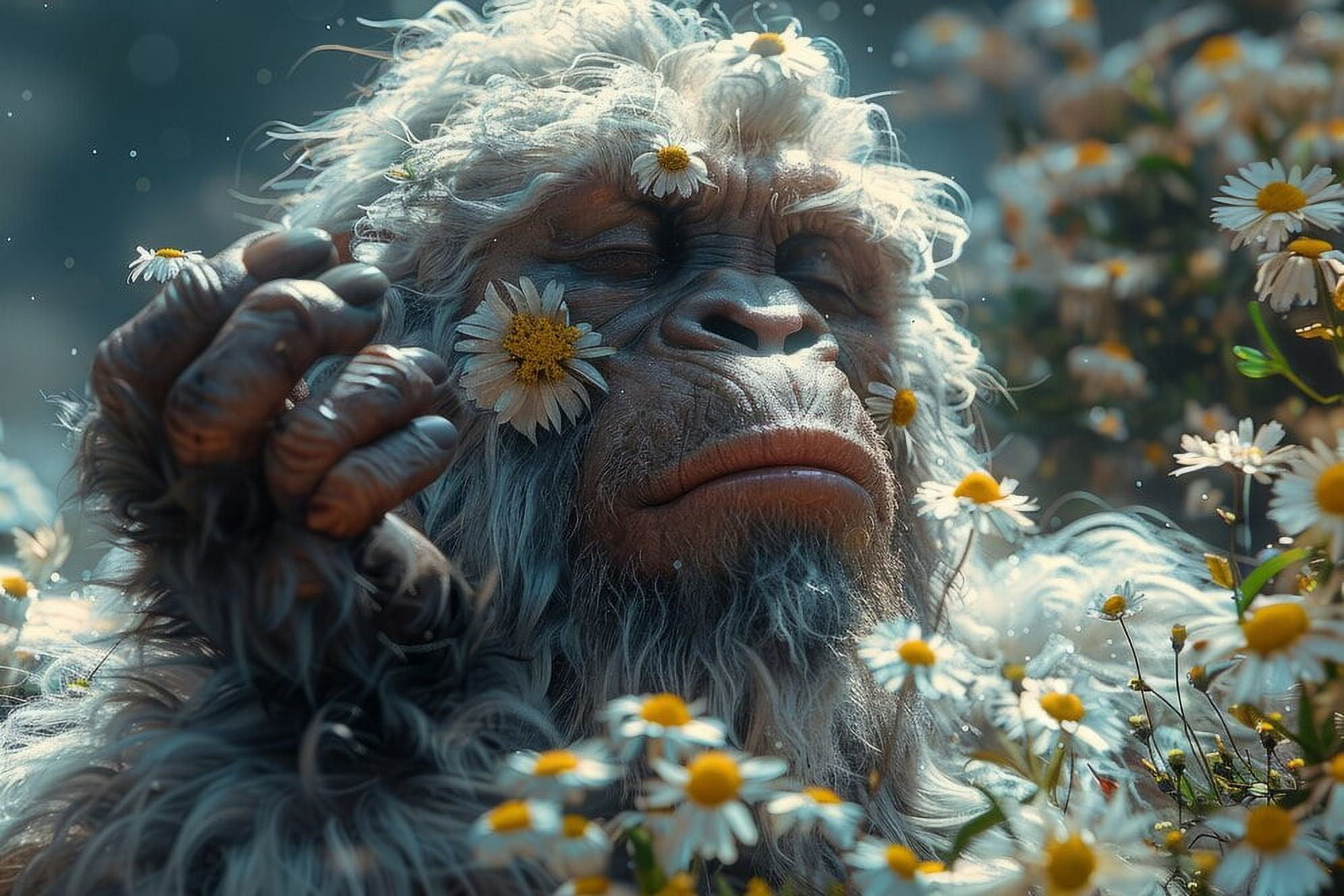 Puzzle for Adult 500 Piece Bigfoot Creature In Nature Wooden Jigsaw ...