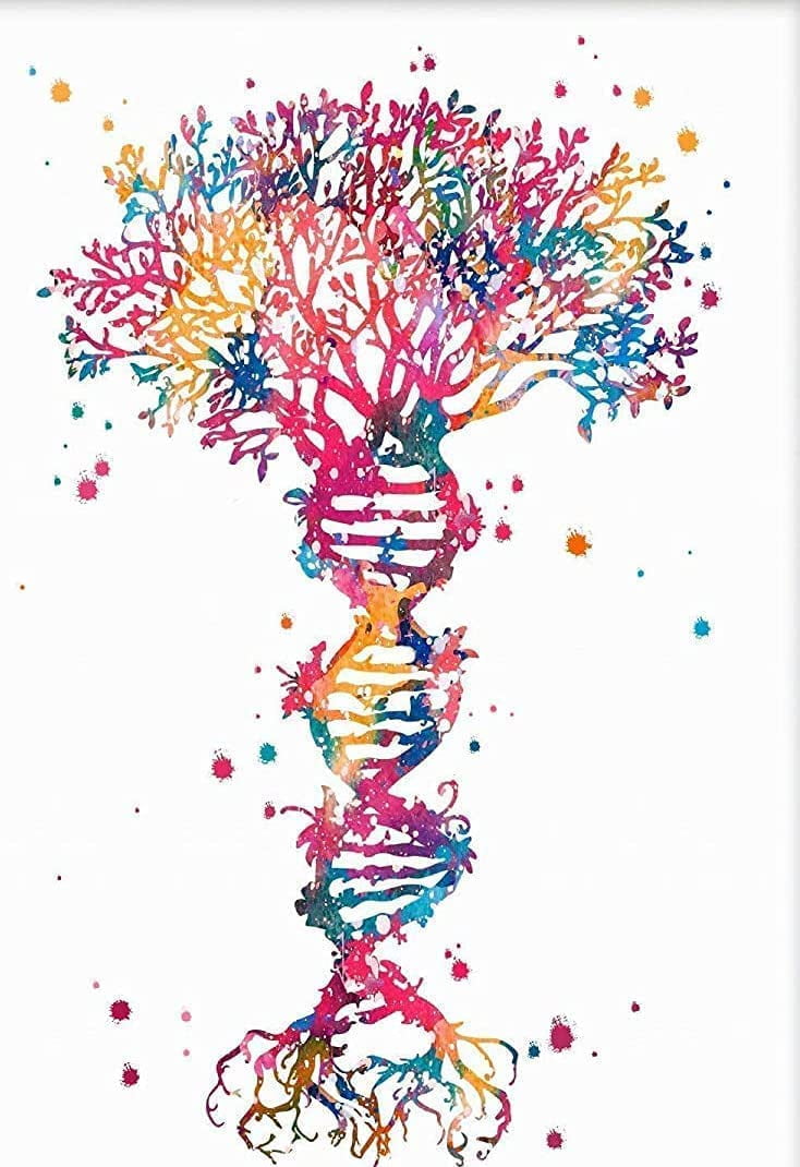 Puzzle for Adult 500 Piece Jigsaw Puzzle Dna Tree Medical Symbol Dna ...