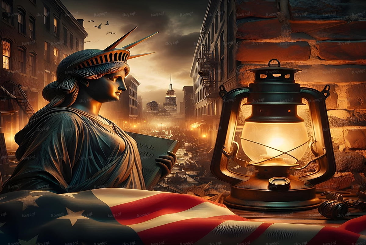 Puzzle for Adults 1000 Pieces America Usa Statue Of Liberty Wooden ...