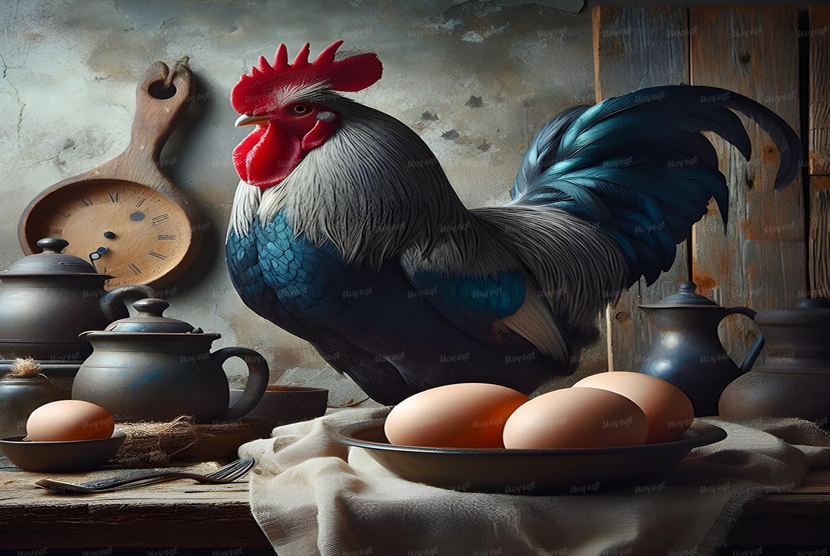 Puzzle for Adults 1000 Pieces Chicken Rooster Wooden Jigsaw Puzzle Challenging Puzzles Families ...