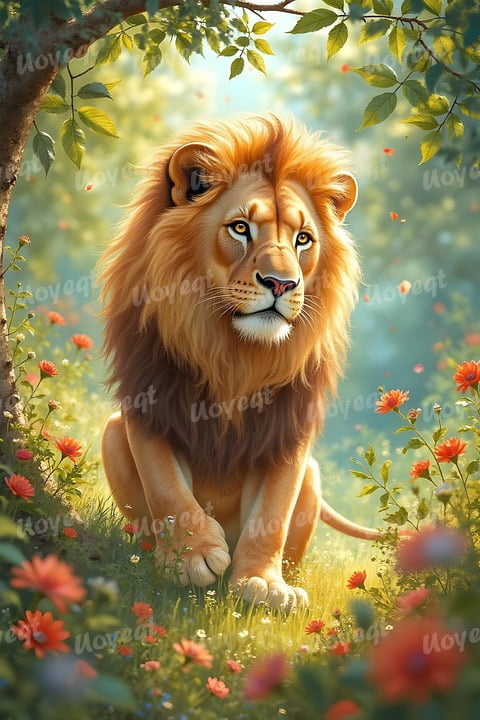 Puzzle for Adults 1000 Pieces Wooden Jigsaw Puzzle Lion Feline ...