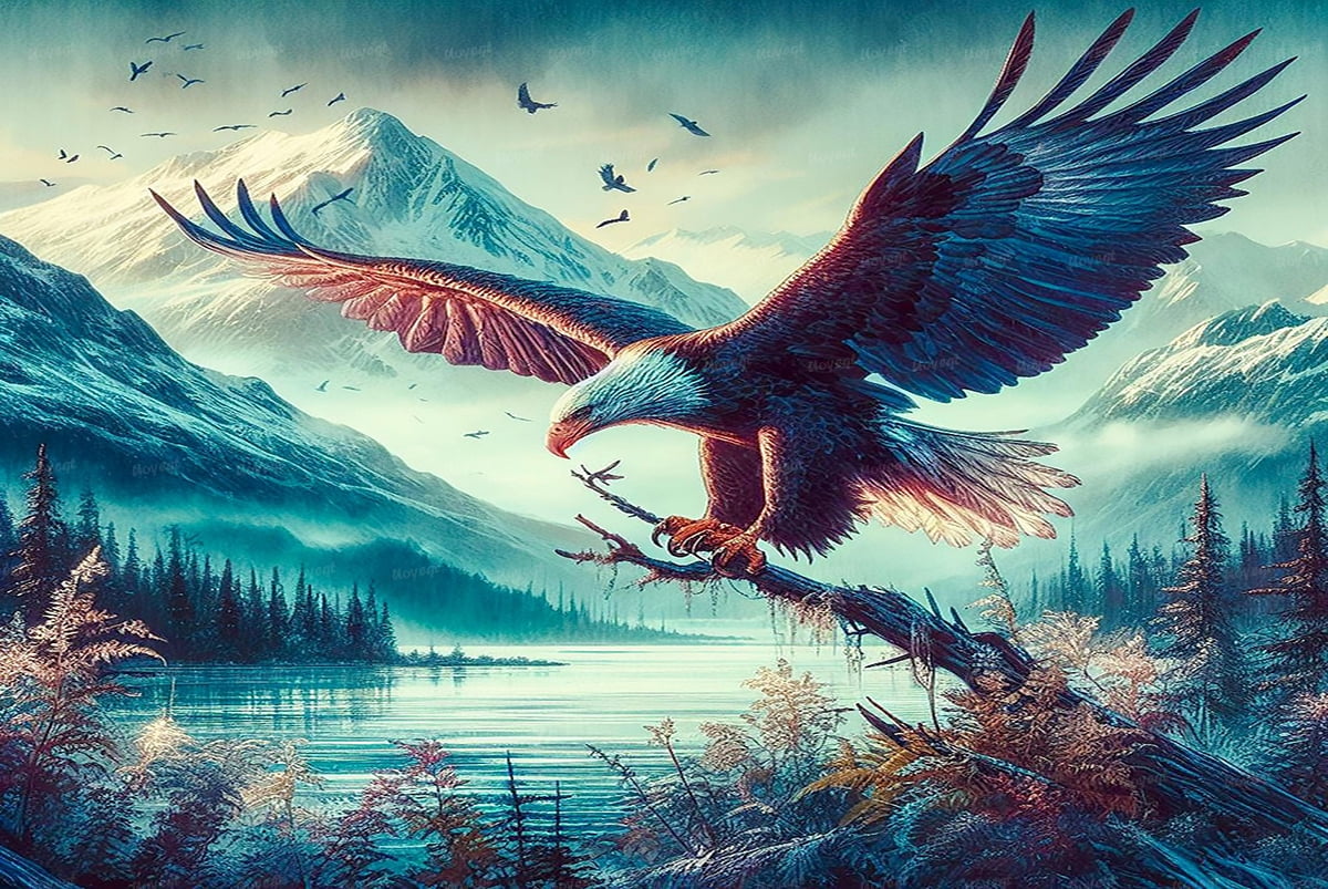 Puzzle for Adults 1500 Pieces Bald Eagle Bird Wooden Jigsaw Puzzle ...