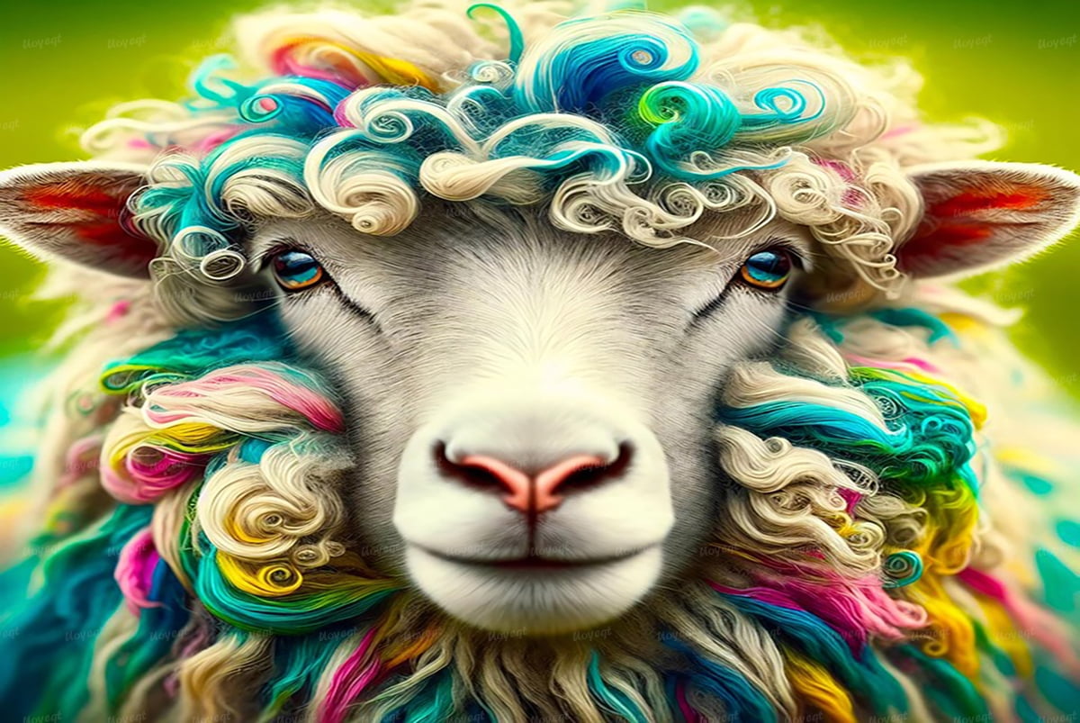 Puzzle for Adults 1500 Pieces Sheep Lamb Wooden Jigsaw Puzzle ...