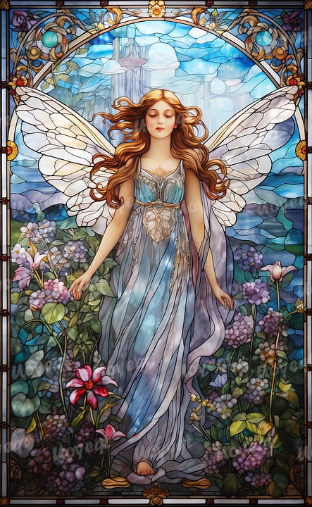 Puzzle for Adults 1500 Pieces Wooden Jigsaw Puzzle Angel Stained ...