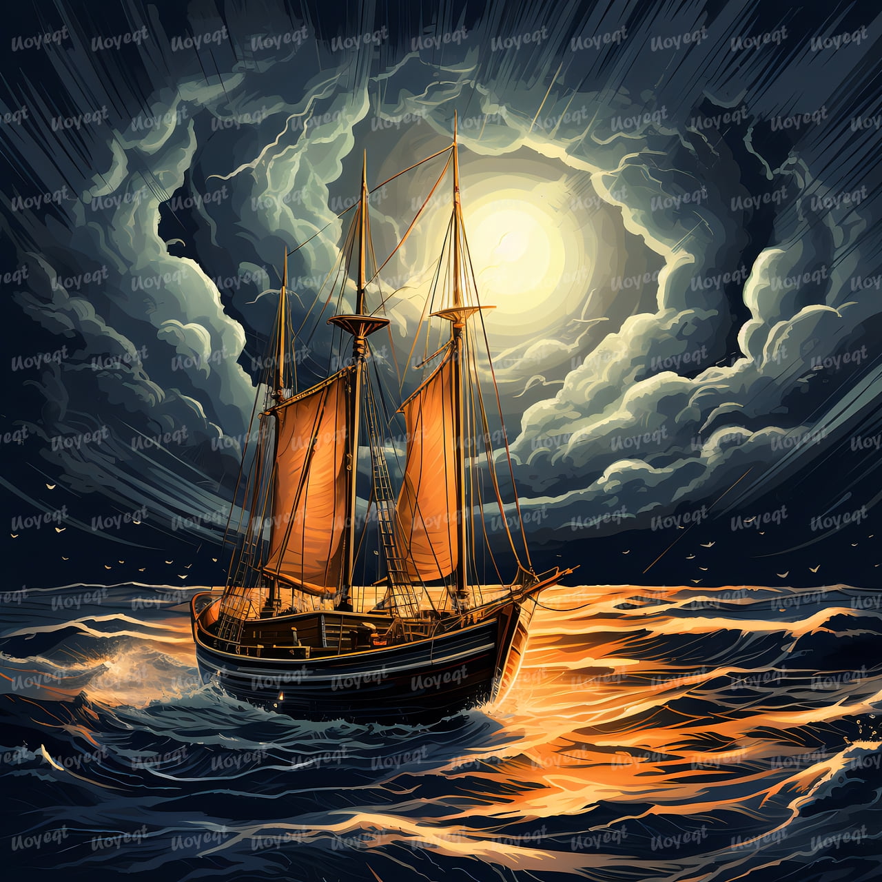 Puzzle for Adults 1500 Pieces Wooden Jigsaw Puzzle Boat Nature ...