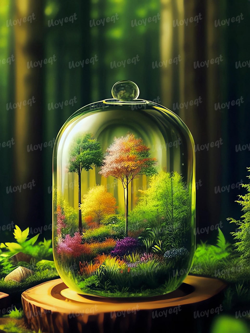 Puzzle for Adults 1500 Pieces Wooden jigsaw puzzle Forest Trees ...