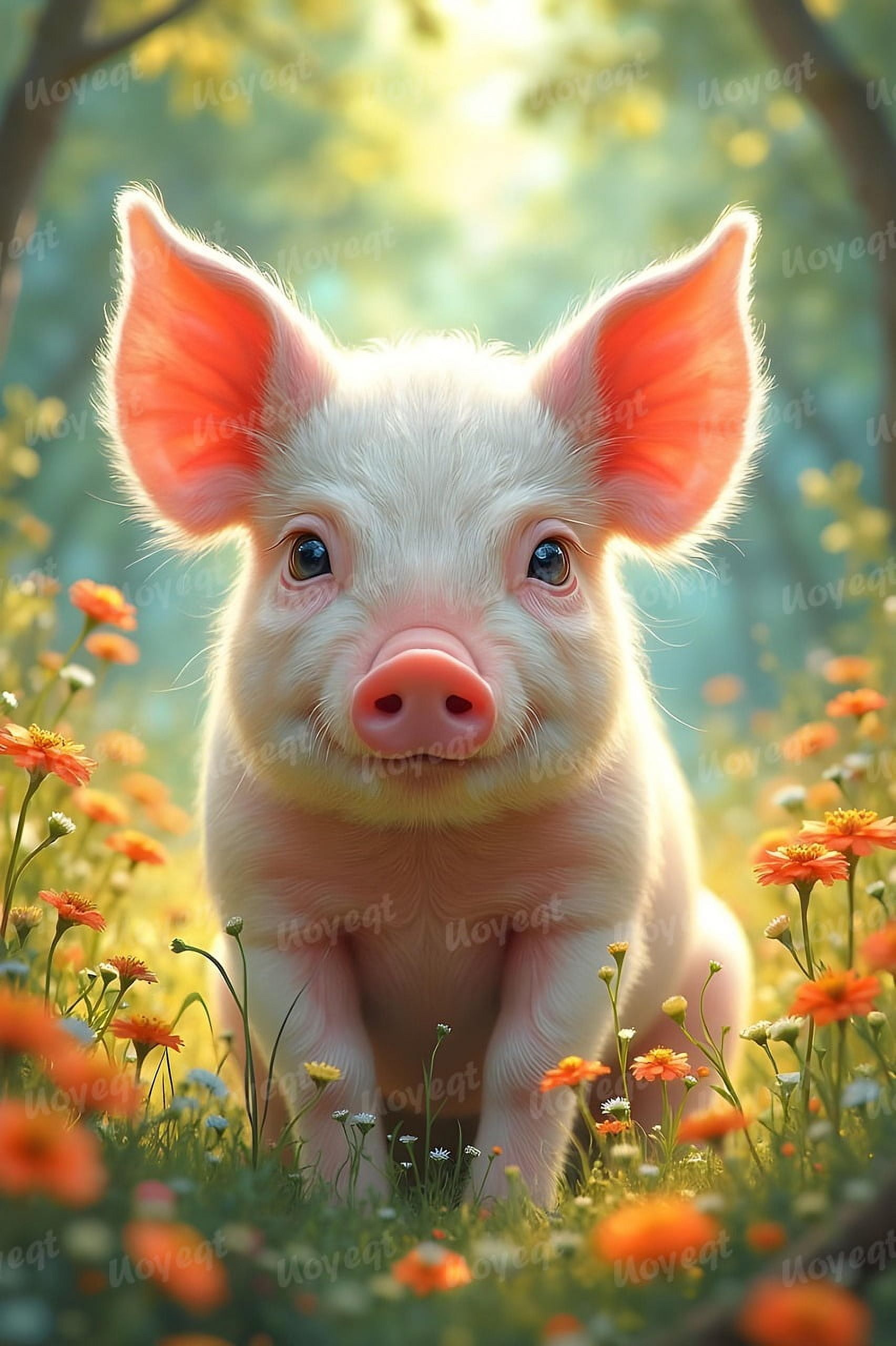 Puzzle for Adults 1500 Pieces Wooden jigsaw puzzle Pig Piglet ...