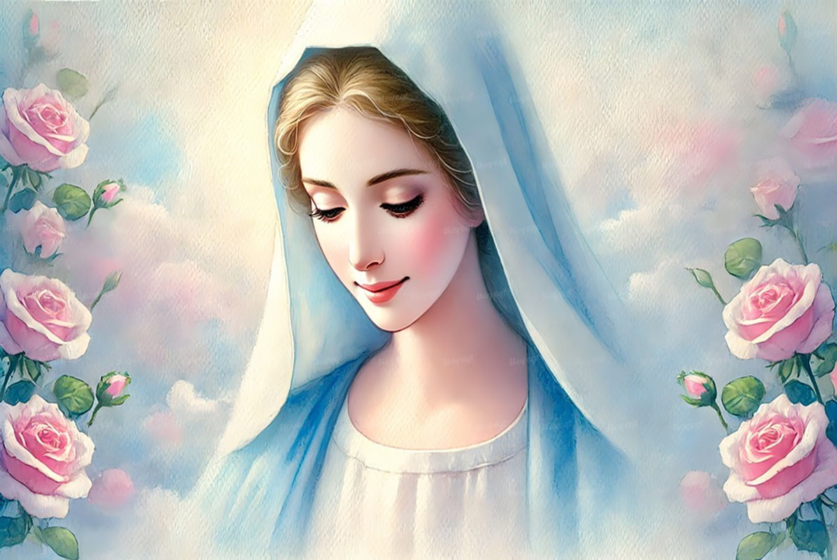 Puzzle for Adults 500 Pieces Mother Mary Wooden Jigsaw Puzzle ...