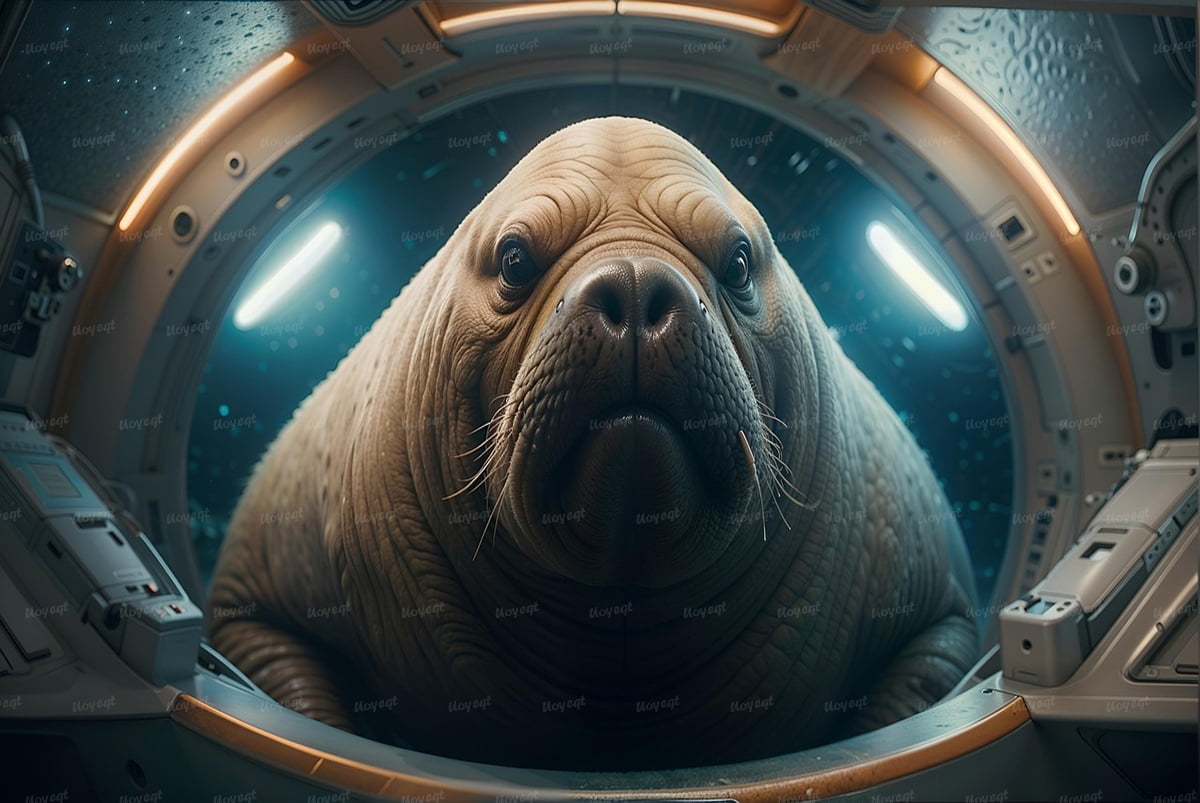 Puzzle for Adults 500 Pieces Walrus Alien Wooden Jigsaw Puzzle Challenging Puzzles Families DIY ...