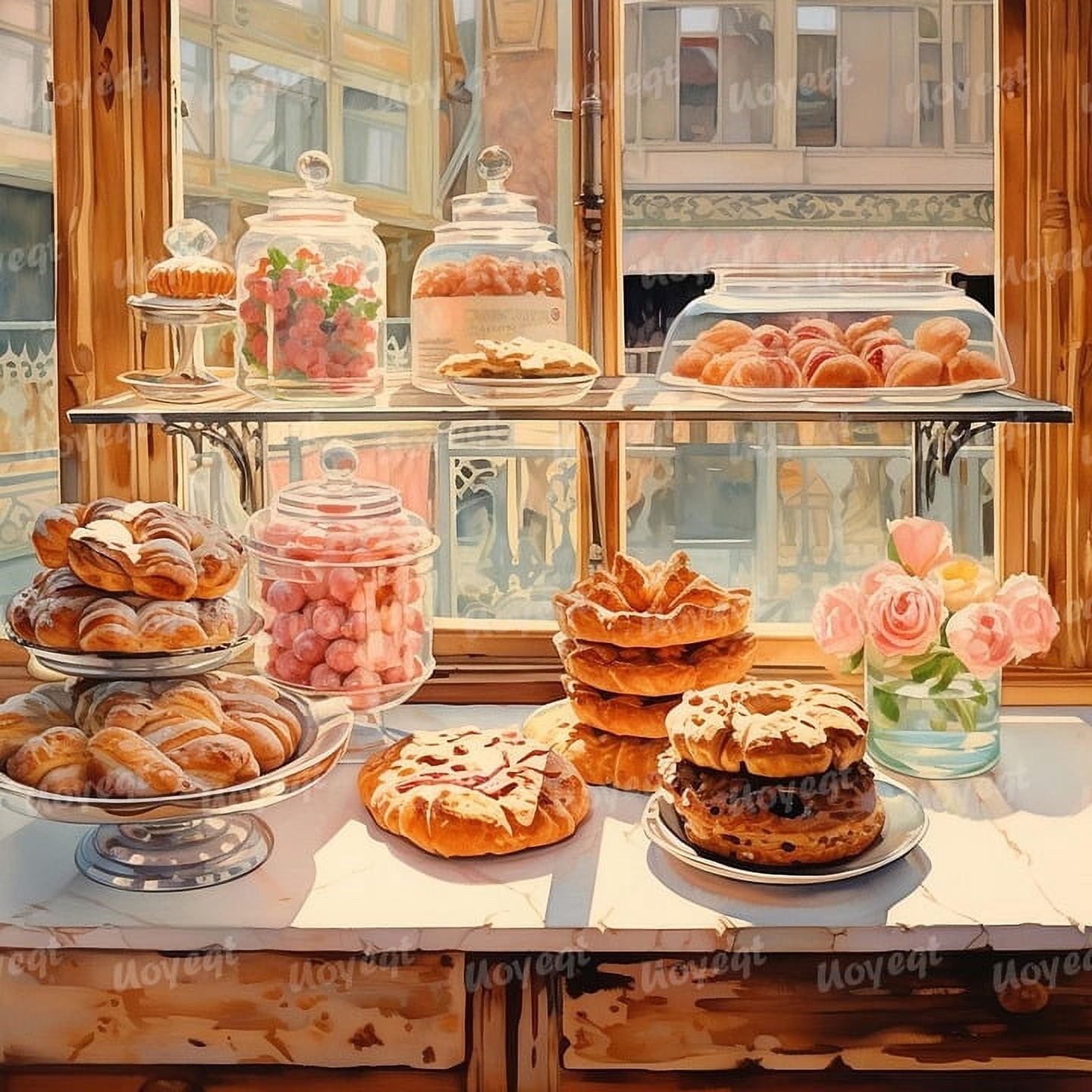 Puzzle for Adults 500 Pieces Wooden Jigsaw Puzzle Bakery Bread ...