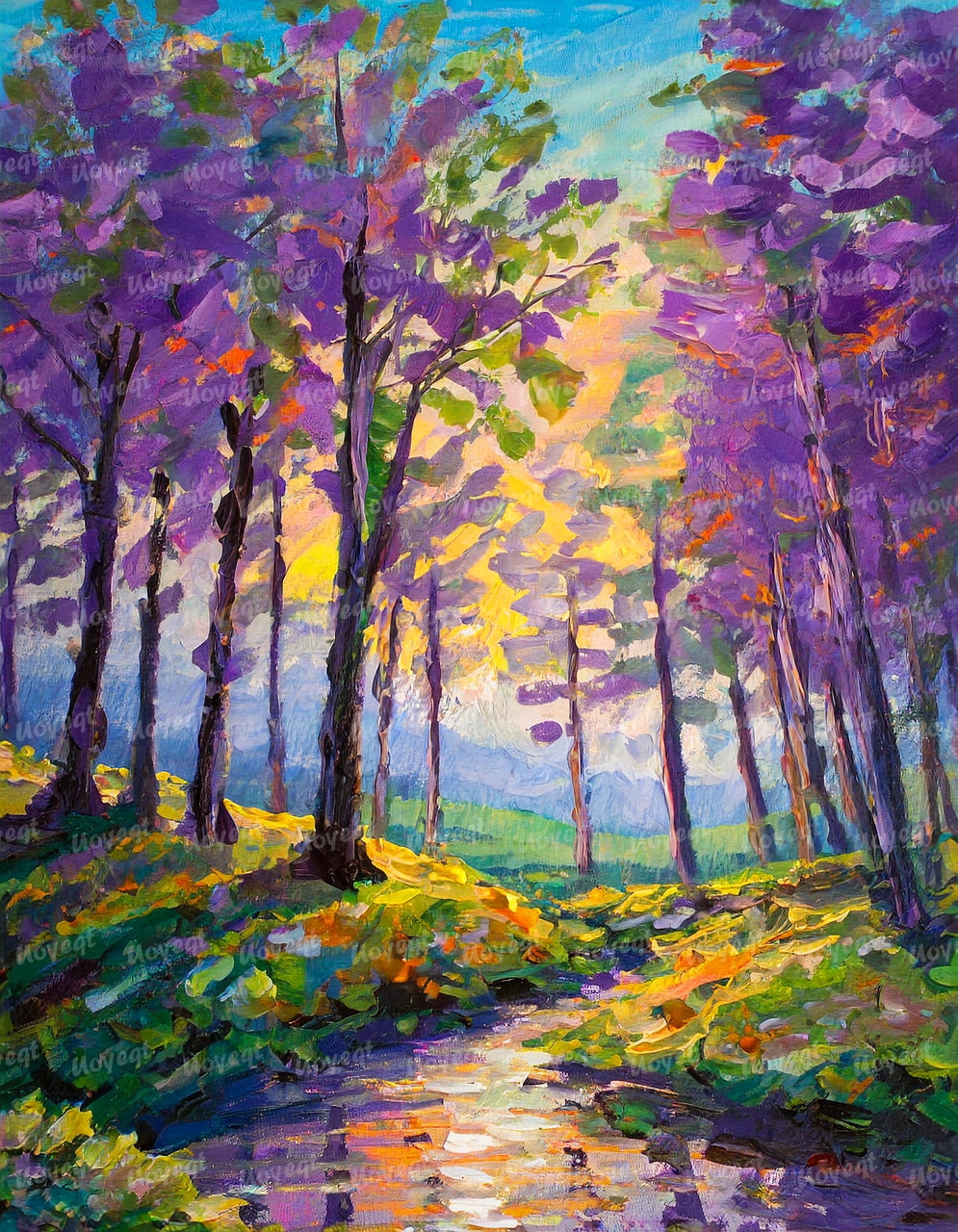 Puzzle for Adults 500 Pieces Wooden Jigsaw Puzzle Trees Woodland ...