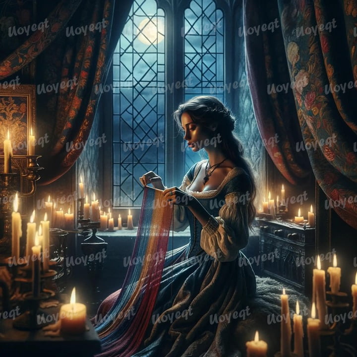 Puzzle for Adults 500 Pieces Wooden Jigsaw Puzzle Woman Medieval ...