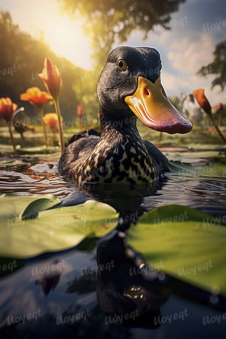 Puzzle for Adults 500 Pieces Wooden jigsaw puzzle Duck Living Life ...