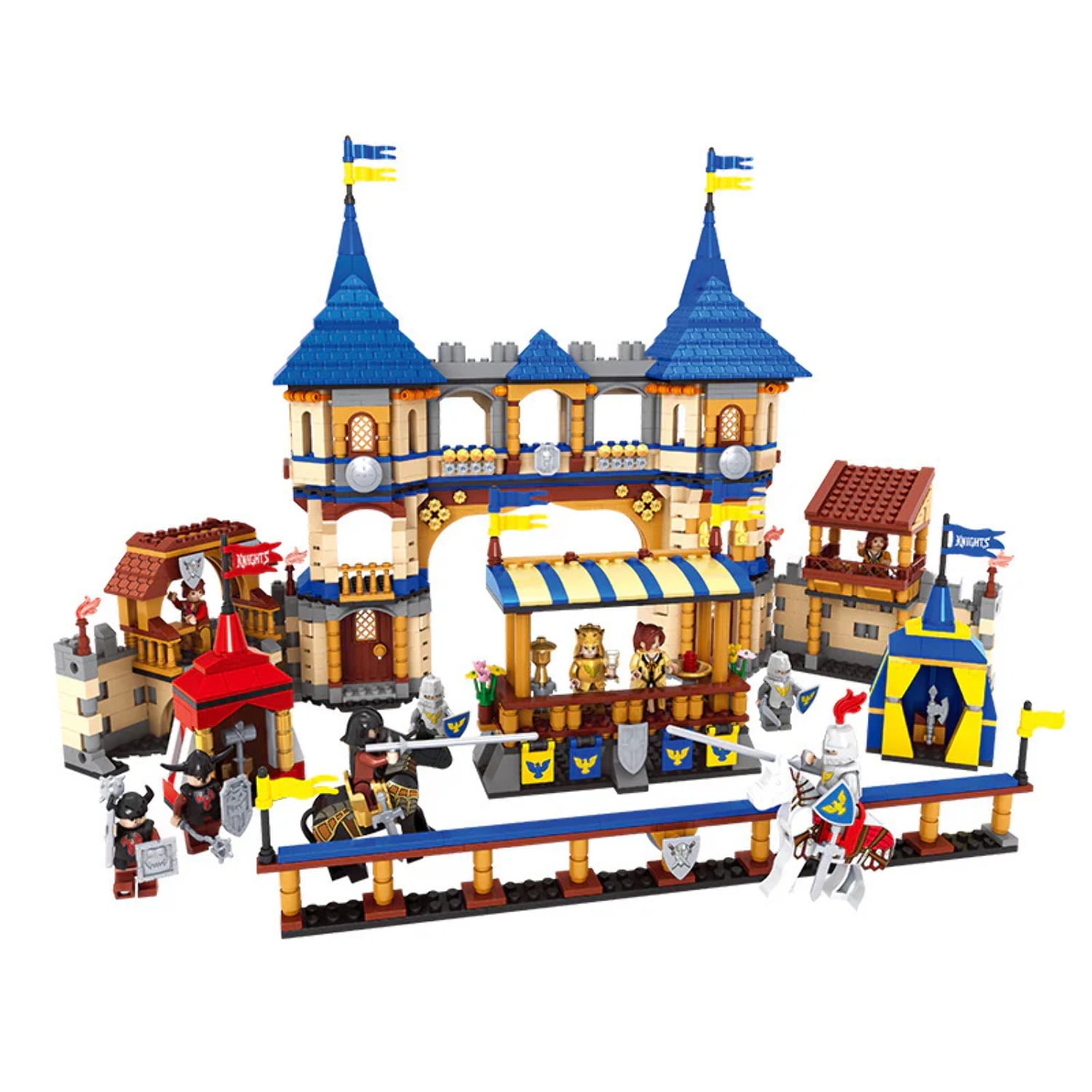 Puzzle Assembling Plastic Building Model Blocks Interlocking Toys ...