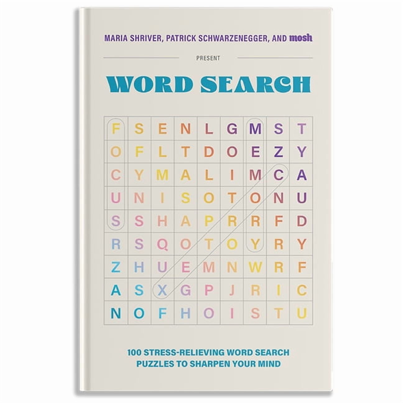 Puzzle Books for Brain Health 100 Stress-Relieving Word Search Puzzles ...