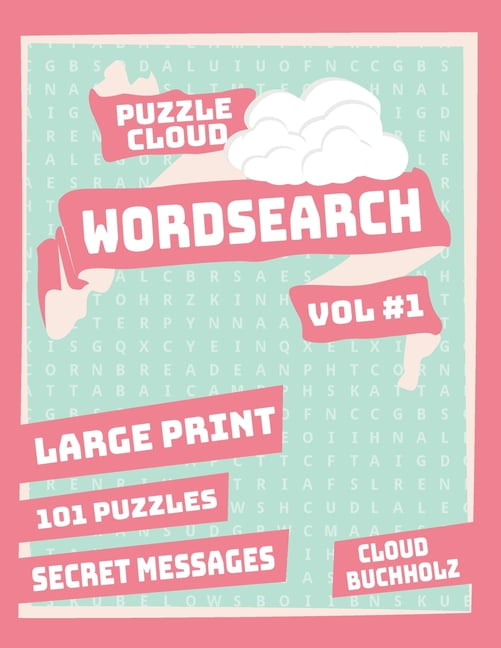 Puzzle Cloud Word Search Vol 1 (Large Print) - Walmart.com