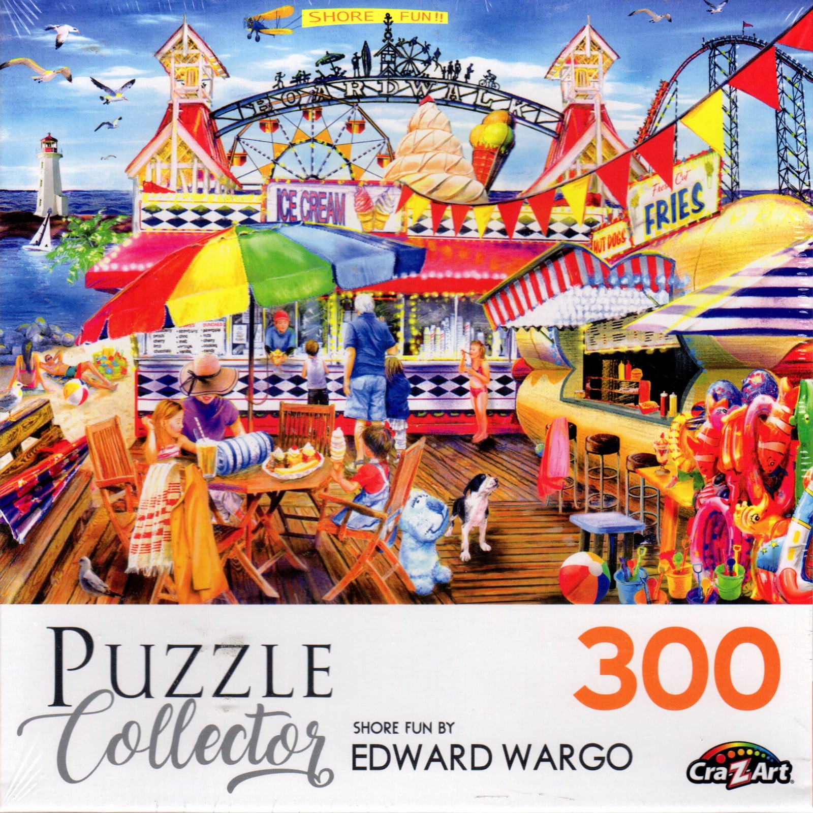 Puzzle Collector 300 Piece Puzzle - Shore Fun by Edward Wargo - Walmart.com