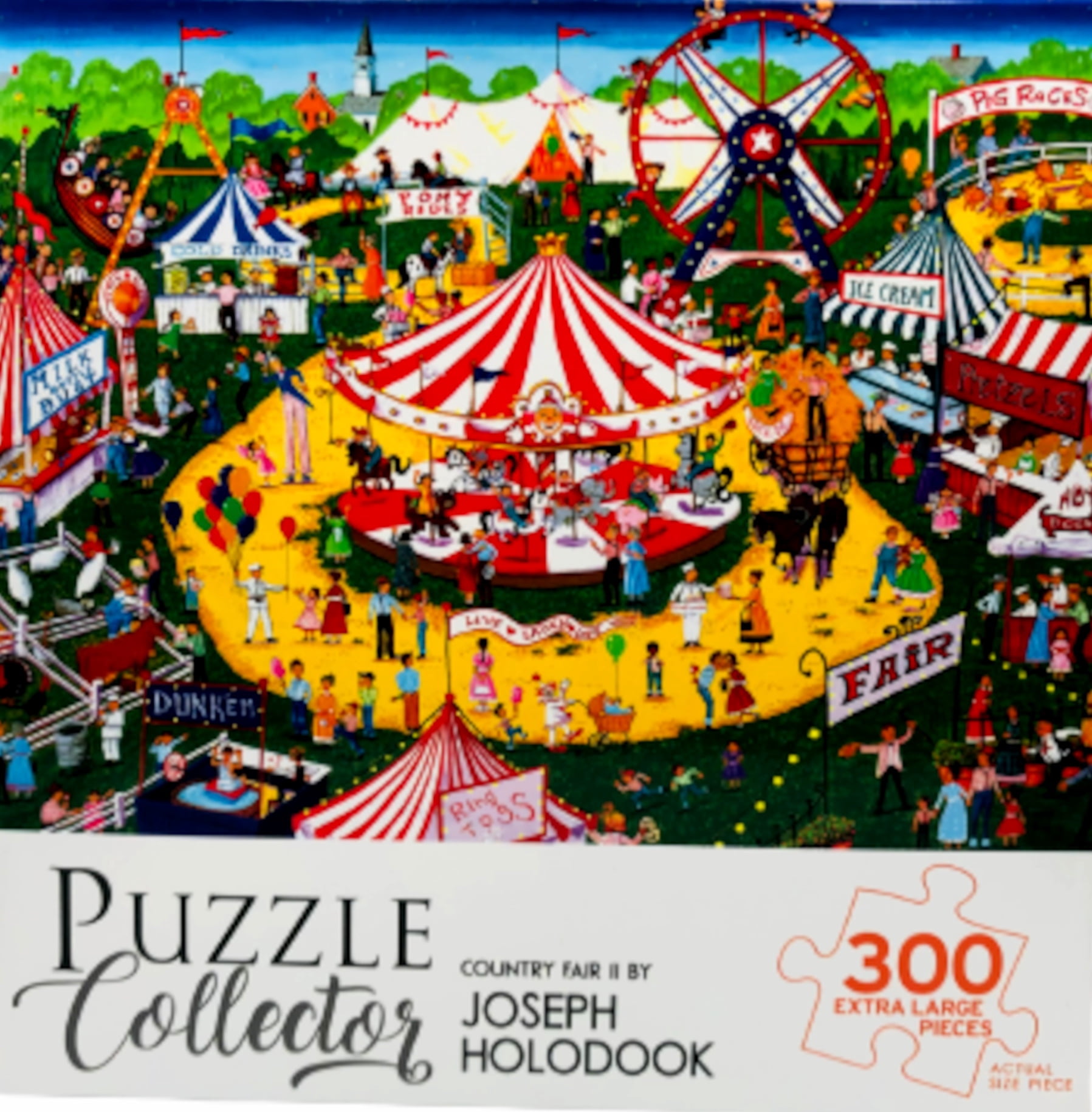 Puzzle Collector 300 Pieces Country Fair II by Joseph Holodook NEW ...