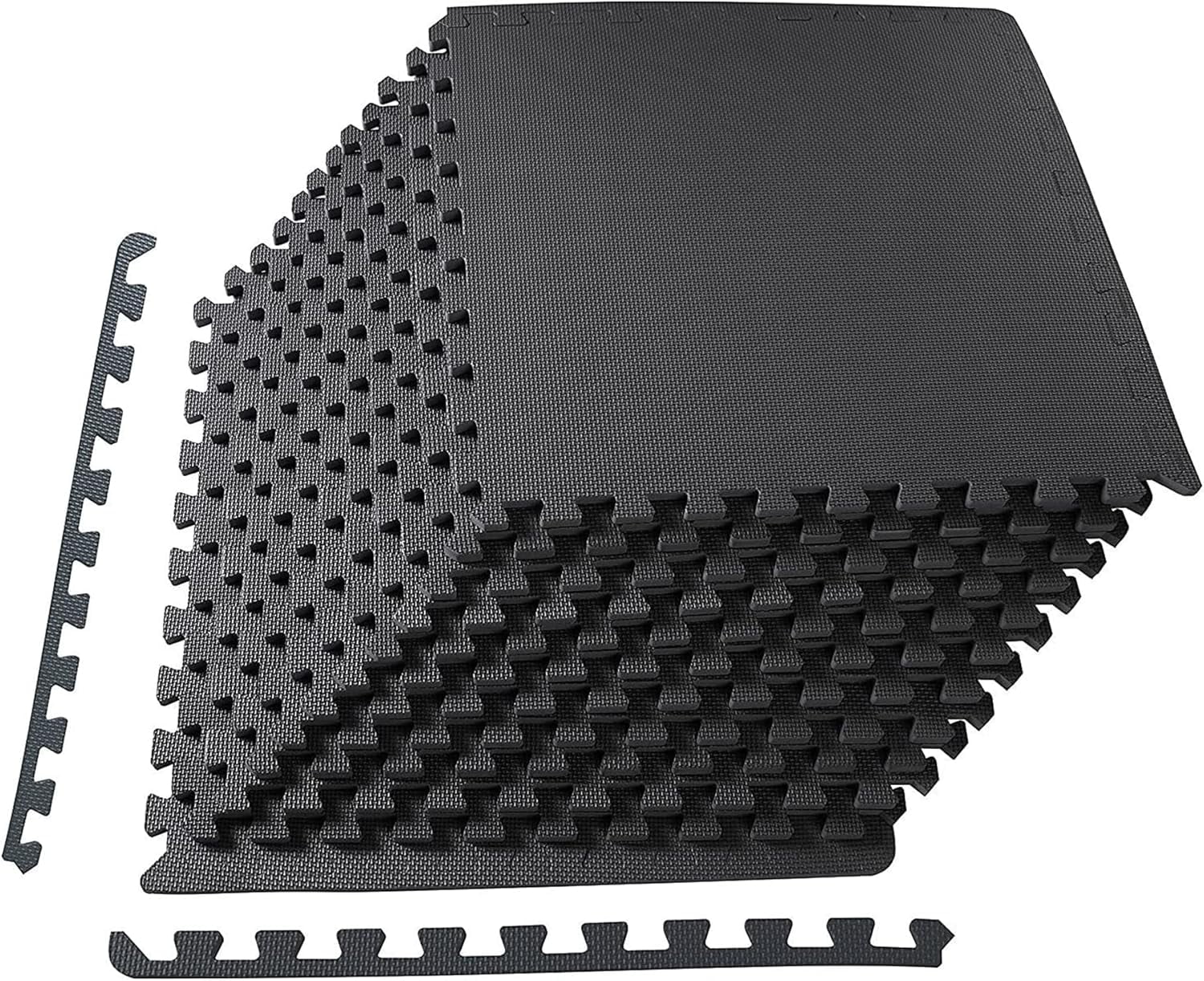 Puzzle Exercise Mat with EVA Foam Interlocking Tiles for MMA, Exercise ...