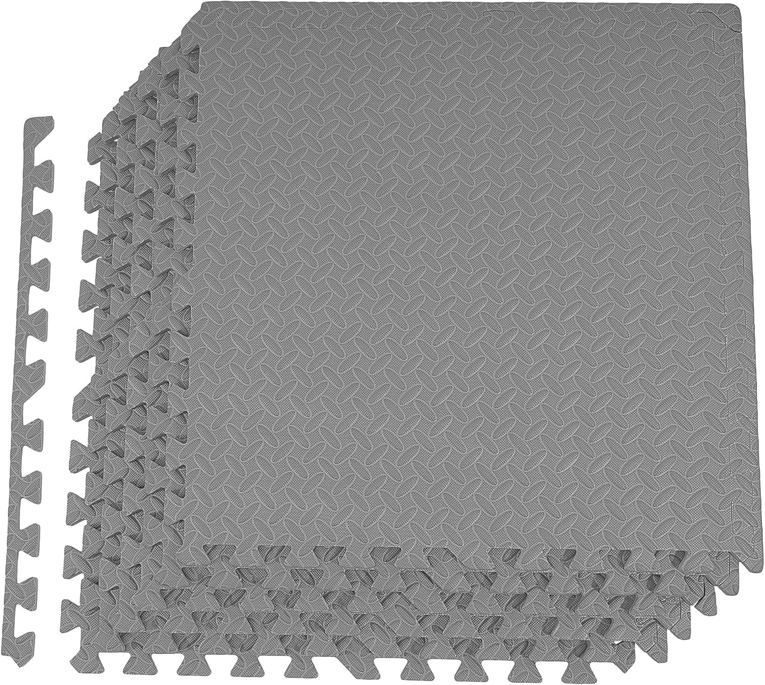 Puzzle Exercise Mat with EVA Foam Interlocking Tiles for MMA, Exercise ...