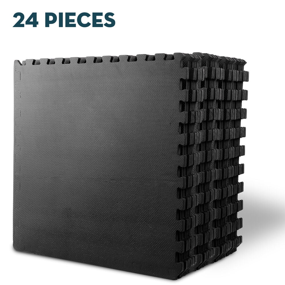 Puzzle Exercise Mats EVA Foam Interlocking Gym Equipment Mats 6/12/18 ...