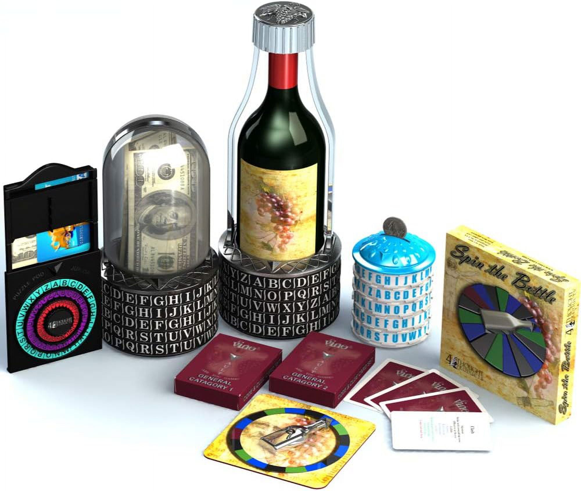 Puzzle Gift Brain Teaser Set, Escape Room Puzzles - 5 Puzzles, 6 Pieces ...