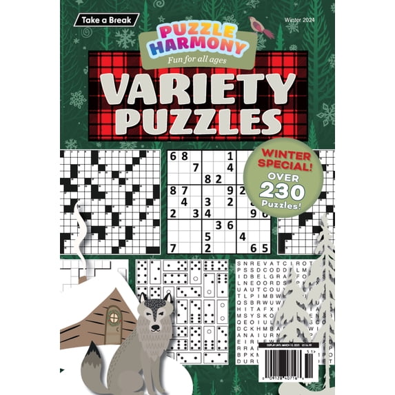 Puzzle Harmony - Variety Puzzles Winter Special: 230+ Puzzles, Holiday ...
