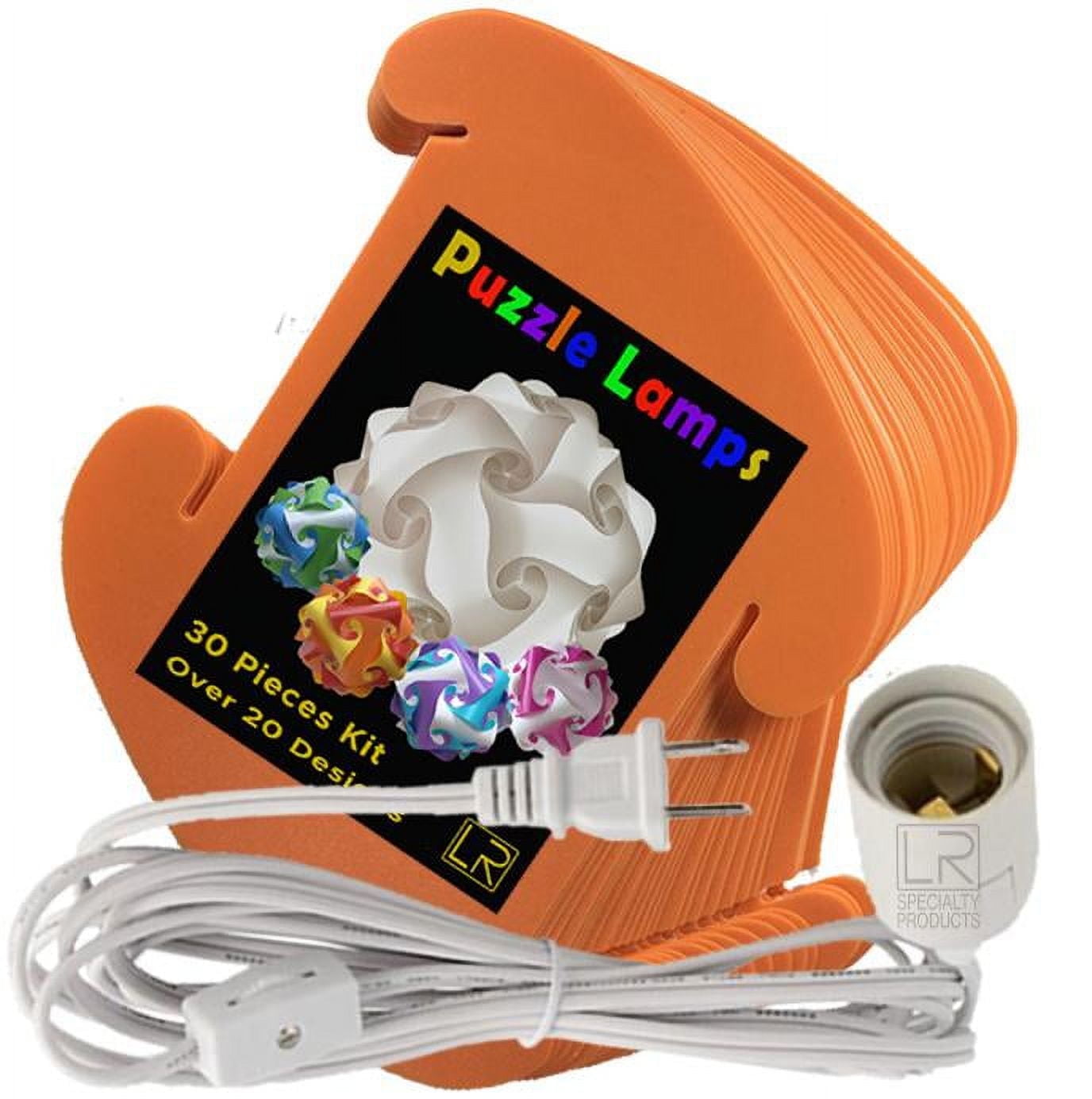 Puzzle Lamps Creative light 30 Pieces Jigsaw light Kit With 12ft Cord ...
