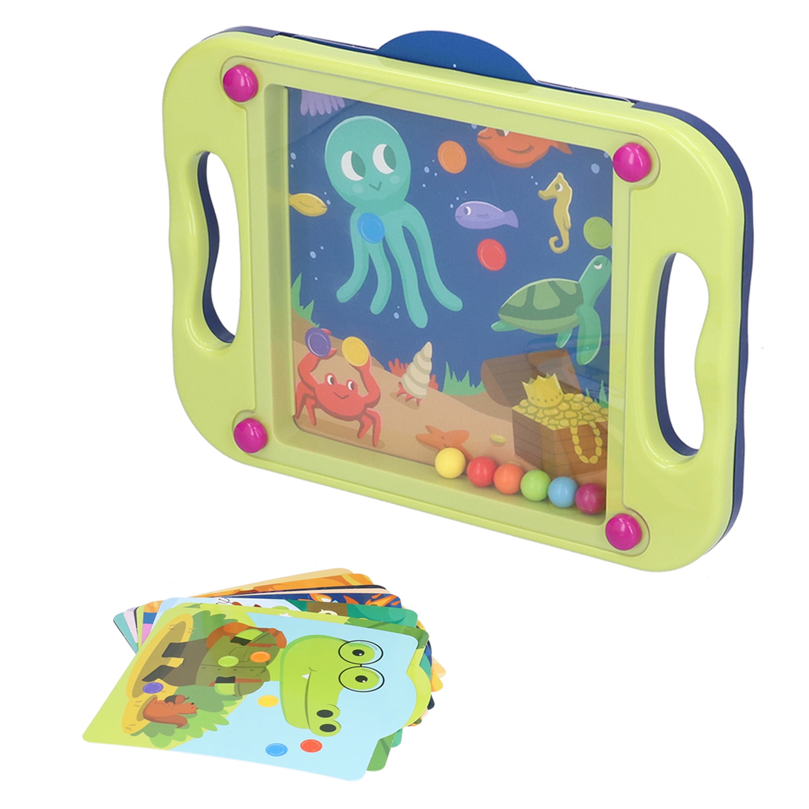 Puzzle Maze Toy, Plastic Beads Game Leading Bead Maze Puzzle Handheld ...