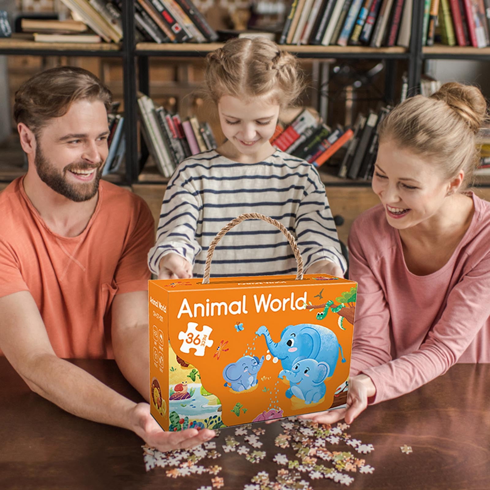 Puzzle Paper Puzzle Gift Box（3-6 Years Old） Puzzles for Adults 50% off ...