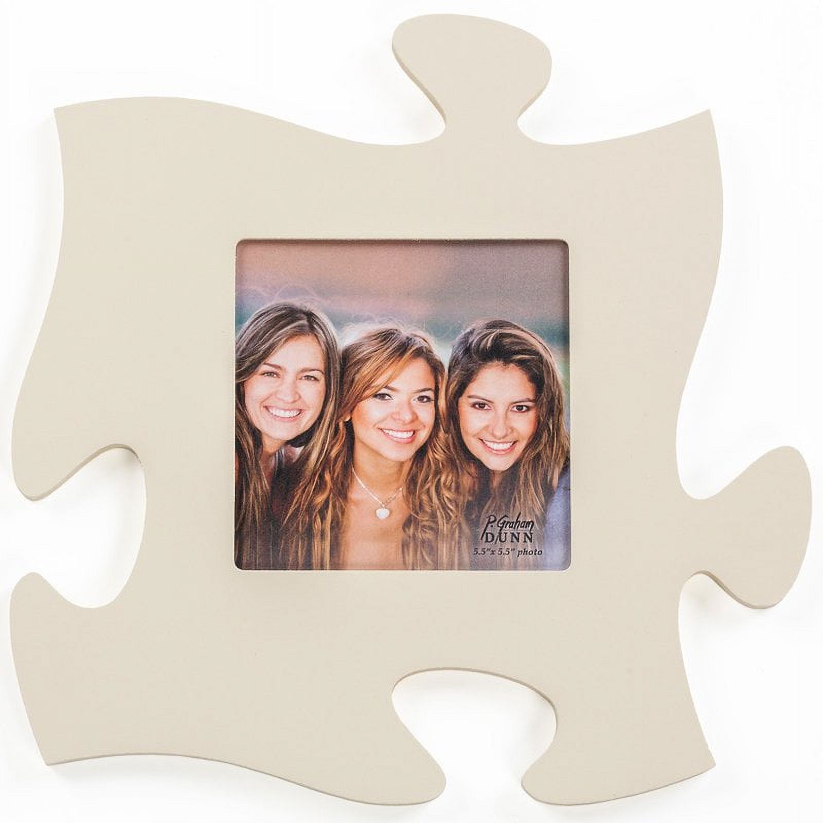 Puzzle Photo Frame Cream - Walmart.com