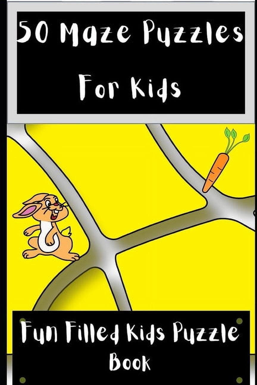 Puzzle Rockstars: 50 Maze Puzzles For Kids: Fun Filled Kids Puzzle Book ...