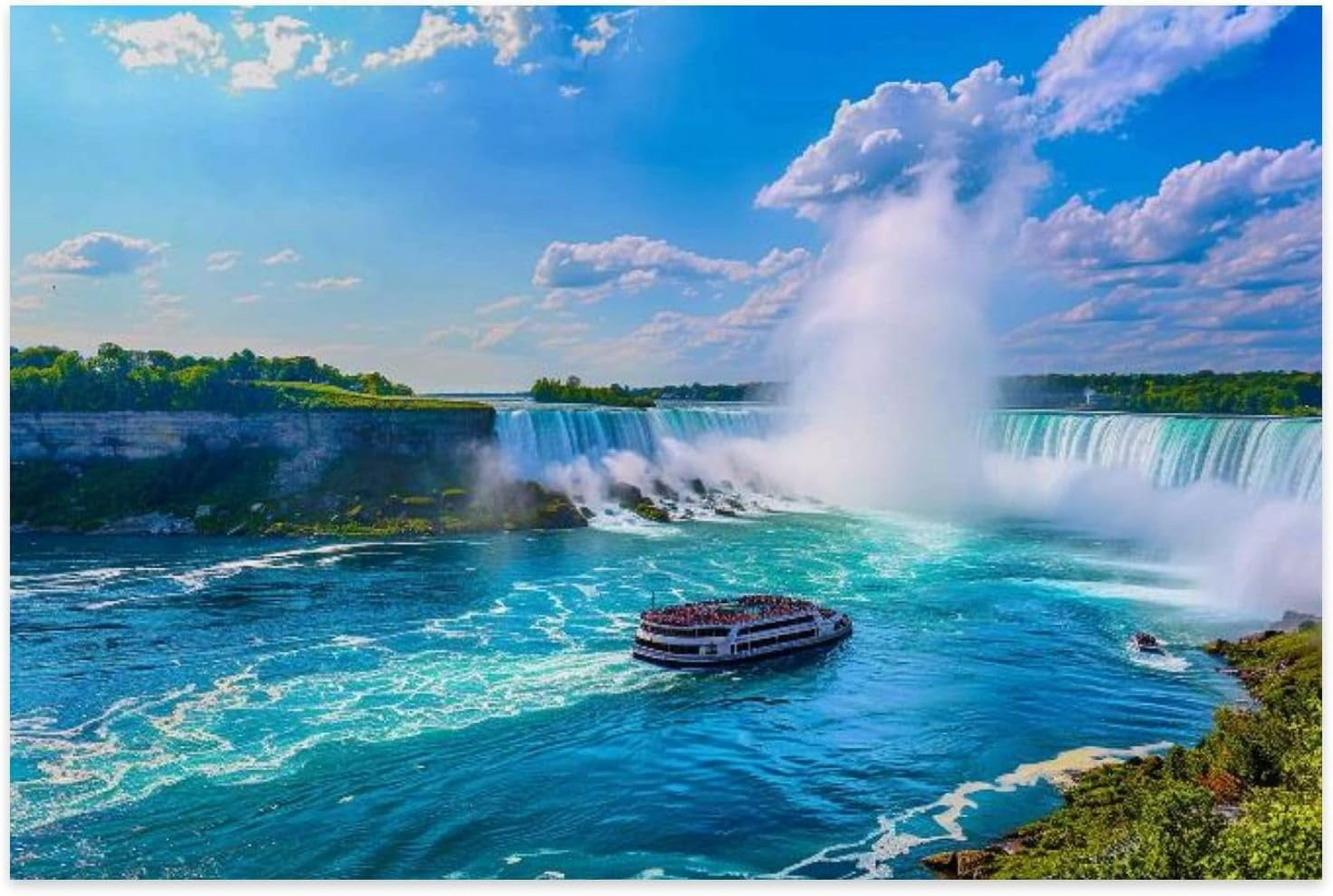 Puzzle Stunning Niagara Falls View Horseshoe Falls Ship for Tourists ...