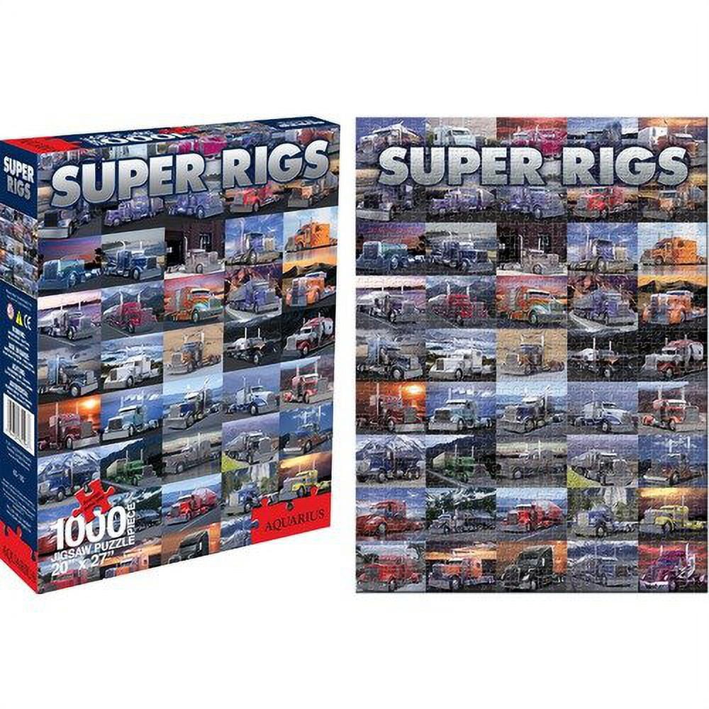 Puzzle - Super Rigs - Collage (1000 pcs) Licensed Gifts Toys 65193 ...