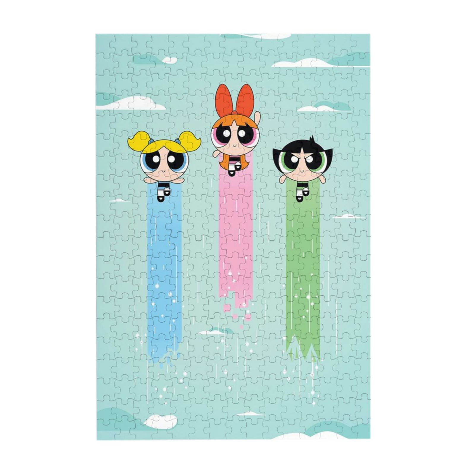 Puzzle The Powerpuff Gi-Rls 300-Piece Wooden Jigsaw Puzzle For Family ...