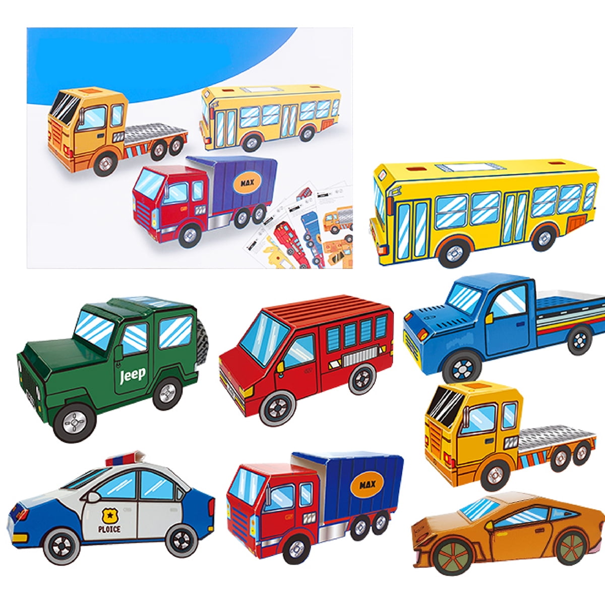 Puzzle assembly 3D DIY Hand-made Paper Craft Educational Toys Set ...
