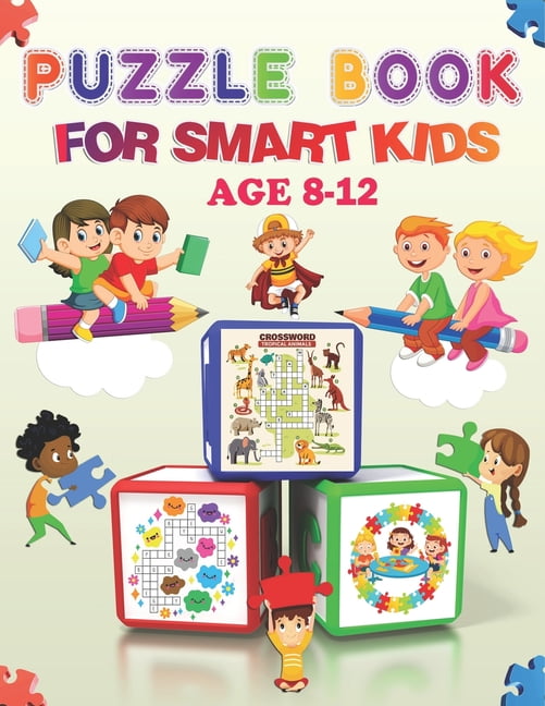 Puzzle book for smart kids age 8-12: Activity book for kids - Word ...