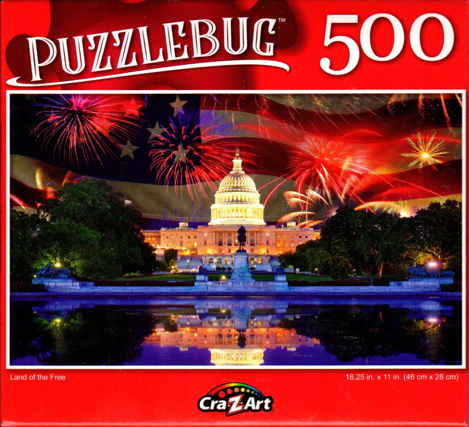 Puzzlebug 500 - Land of the Free - Walmart.com