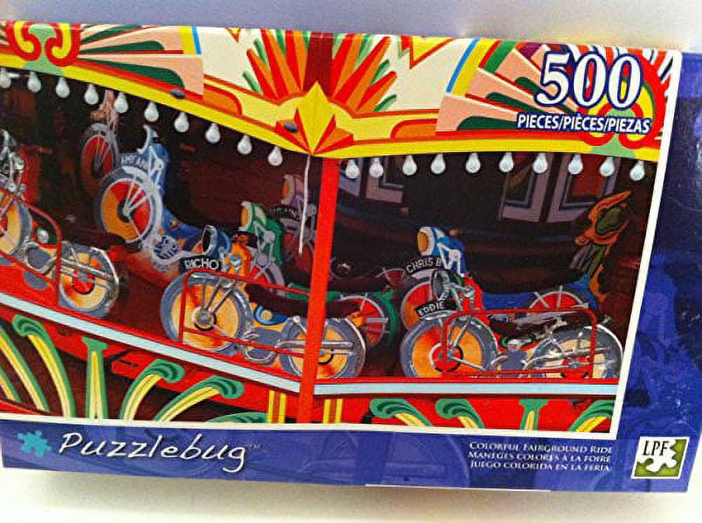 Puzzlebug Colorful Playground Ride 500 Piece Jigsaw Puzzle - Walmart.com