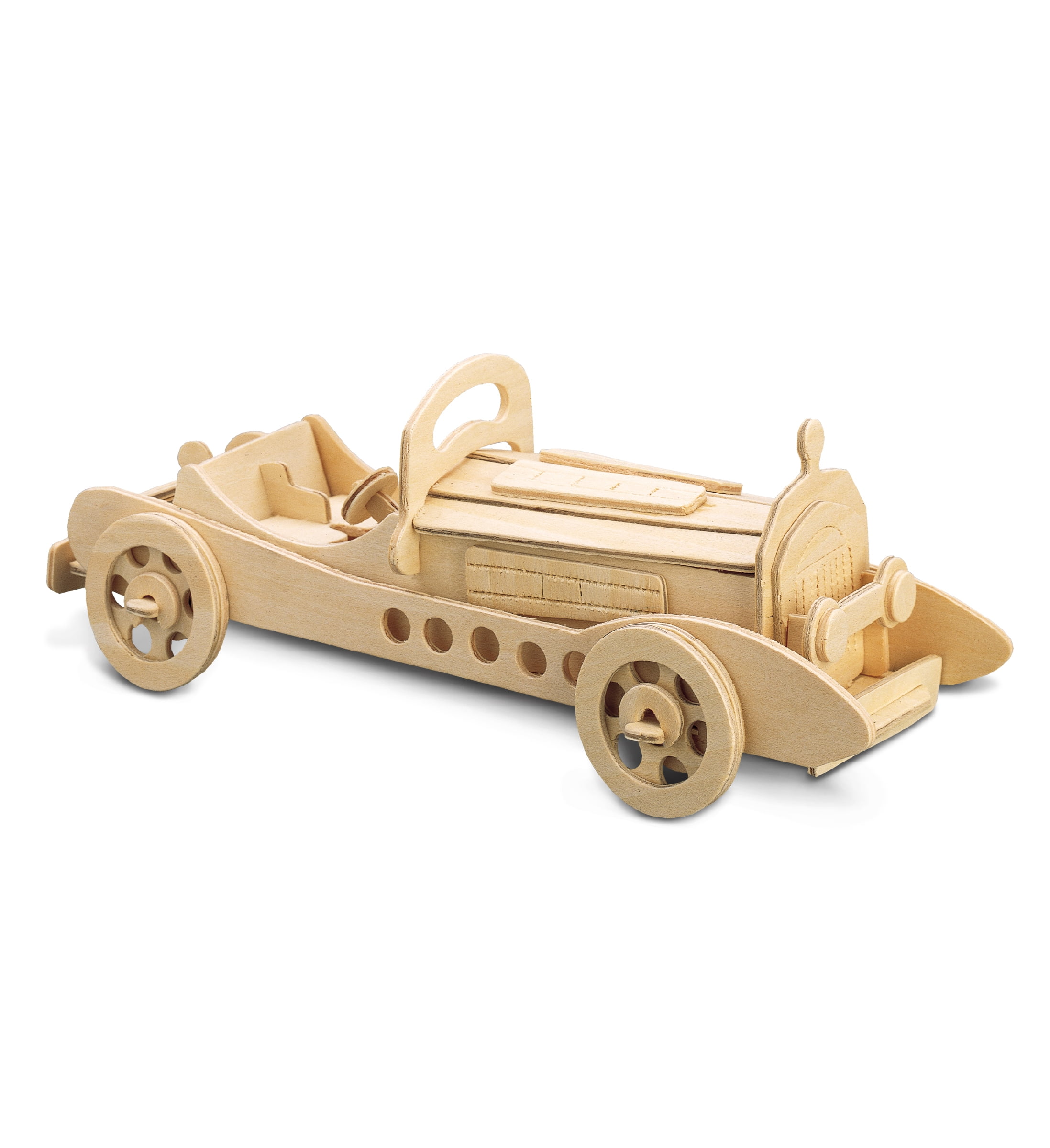 Puzzled 3D Puzzle SSKL Classic Racing Car Vehicle Wood Craft ...