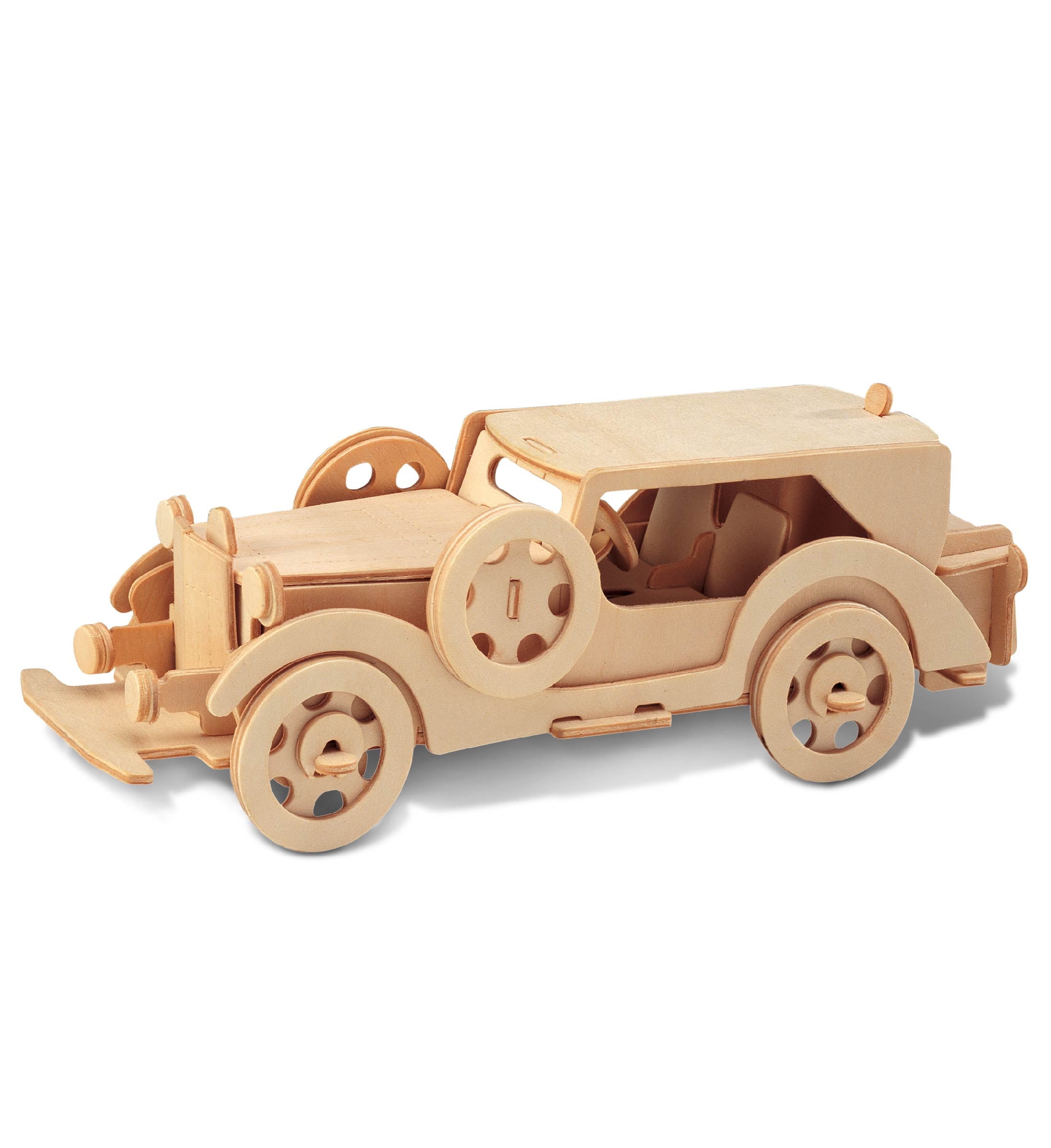 Puzzled 3D Puzzle V8 Model Classic Car Wood Craft Construction Model ...