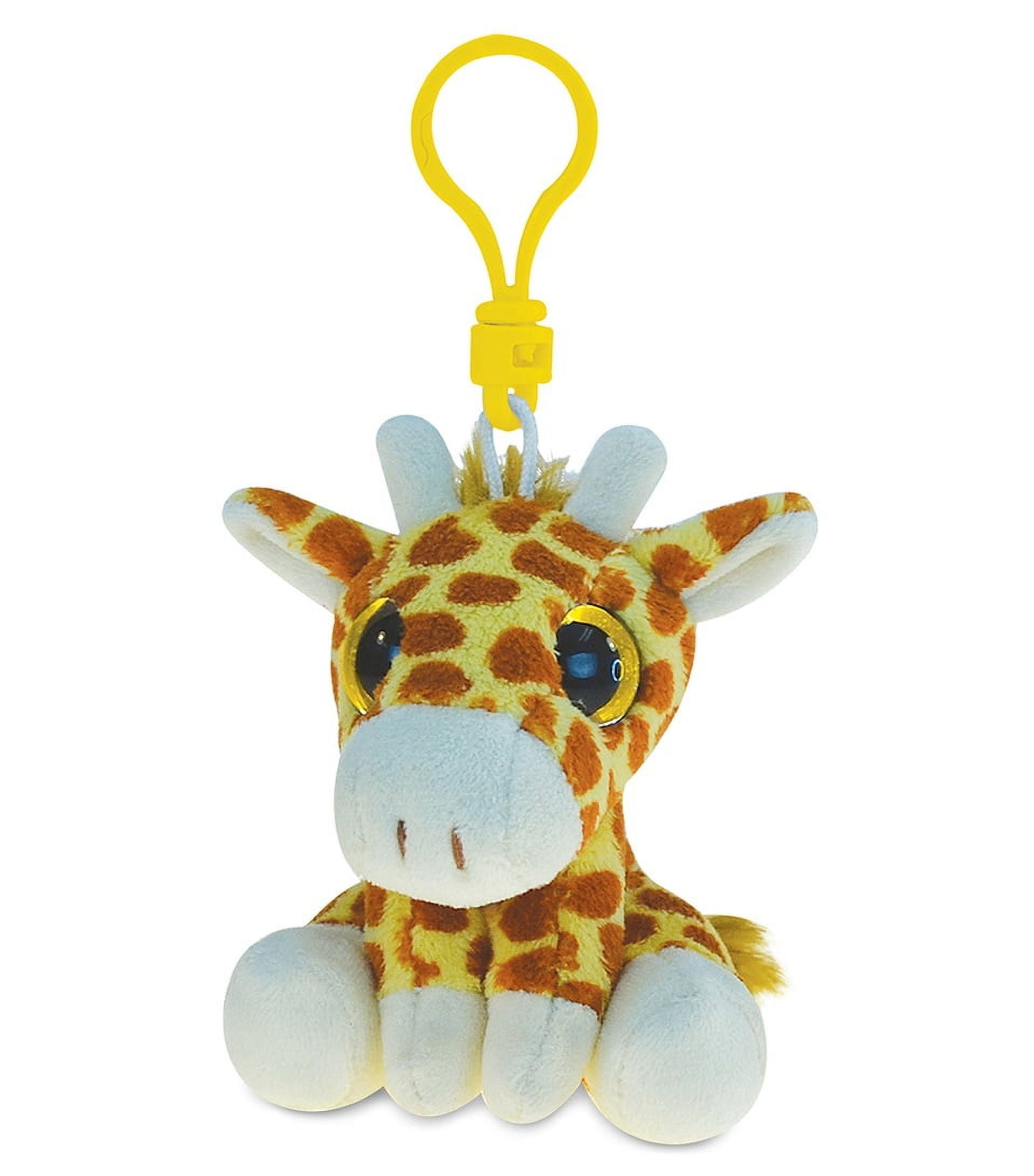 Puzzled DolliBu Big Eye Giraffe Plush Keychain - Stuffed Giraffe ...
