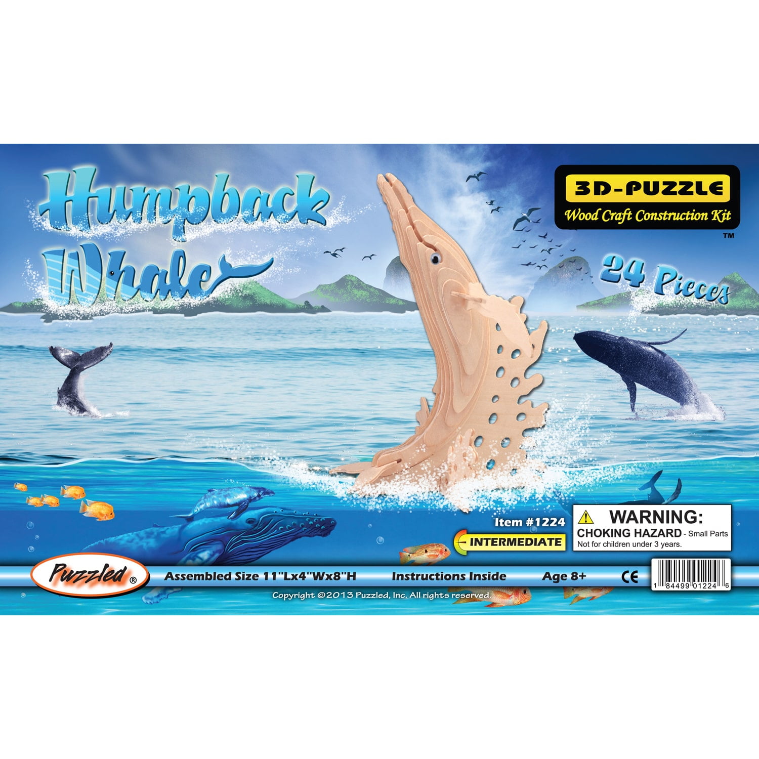 Puzzled Humpback Whale 3D Puzzle - Walmart.com