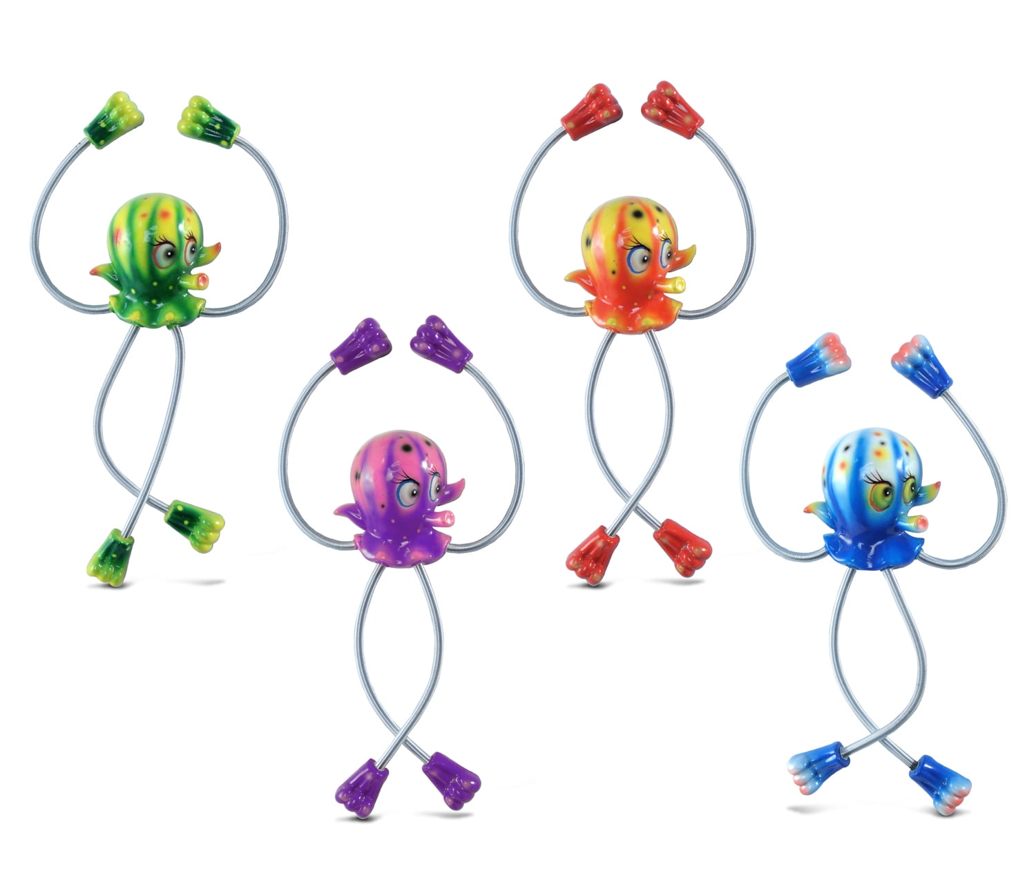 Puzzled Octopus Springy Magnets (Set of 4) - Walmart.com