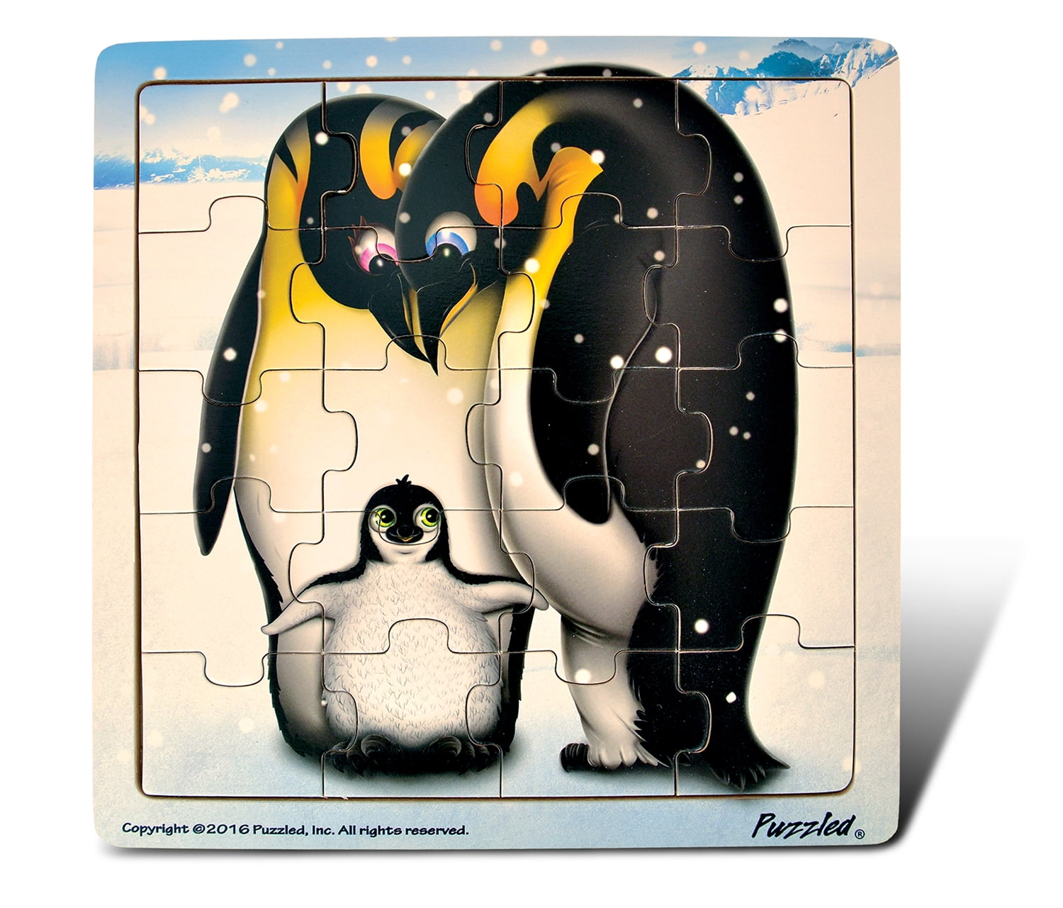 Puzzled Penguin Jigsaw Puzzle – Easy To Play Ocean Life Wooden Animals ...