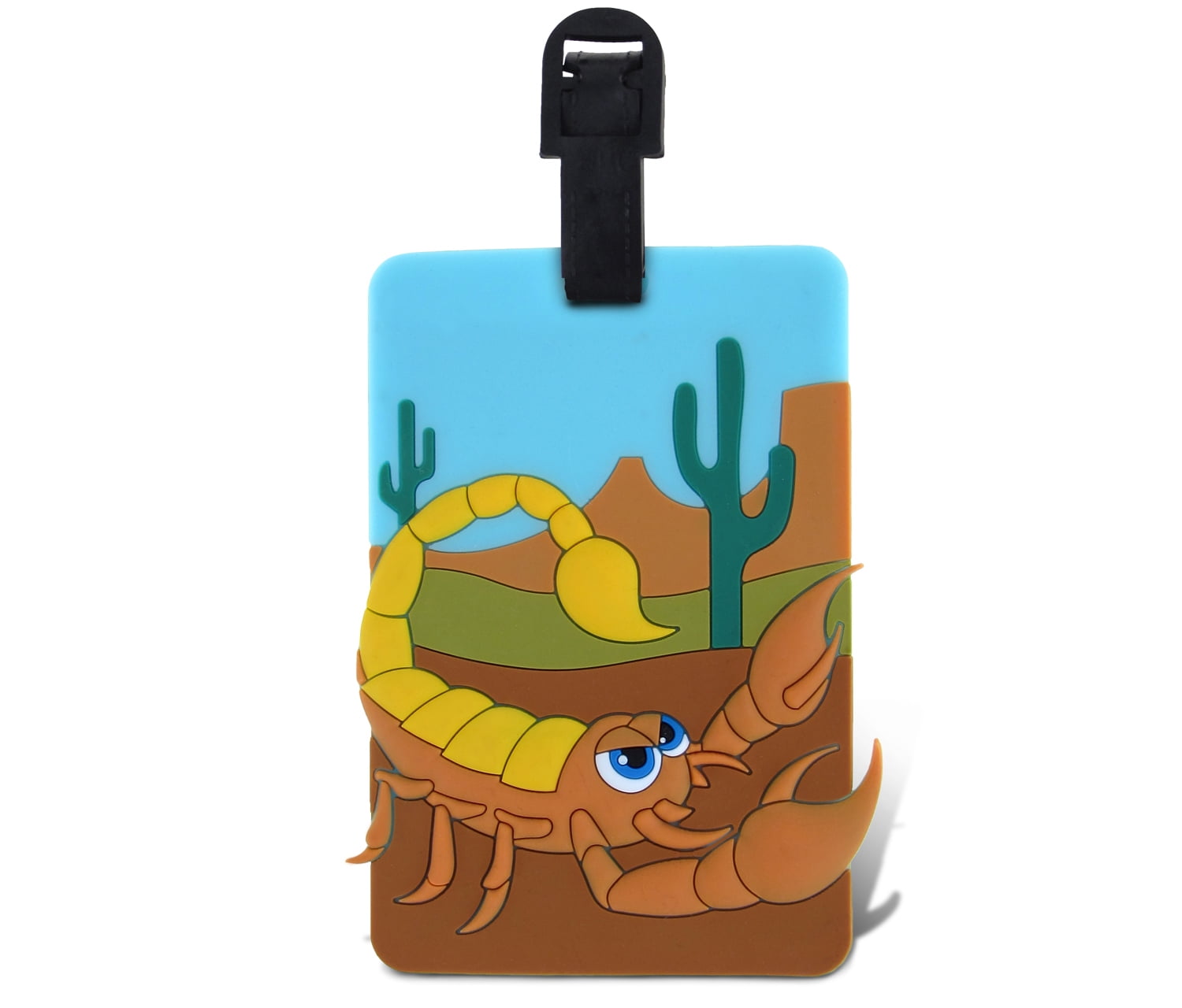 Puzzled Scorpion Luggage Tag - Unique Fun Scorpio Animal Novelty Travel ...