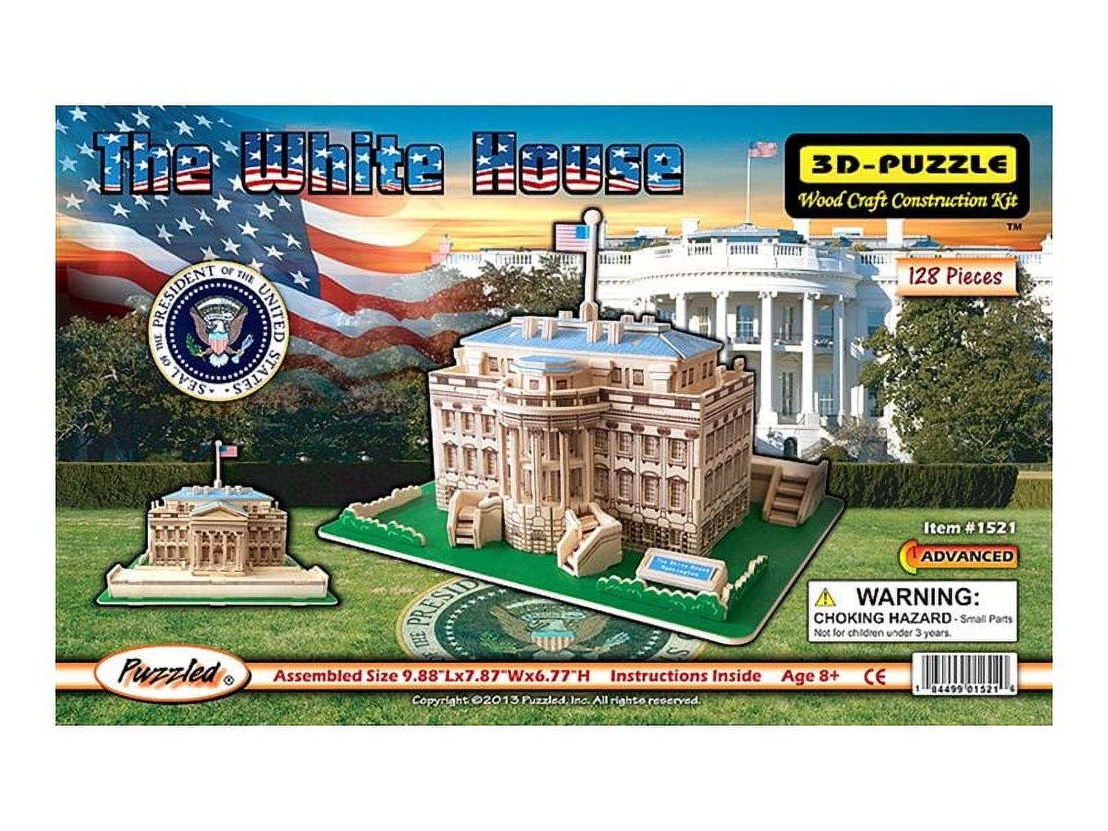 Puzzled - The White House - 3D Jigsaw Puzzle - 128 Pieces - Walmart.com