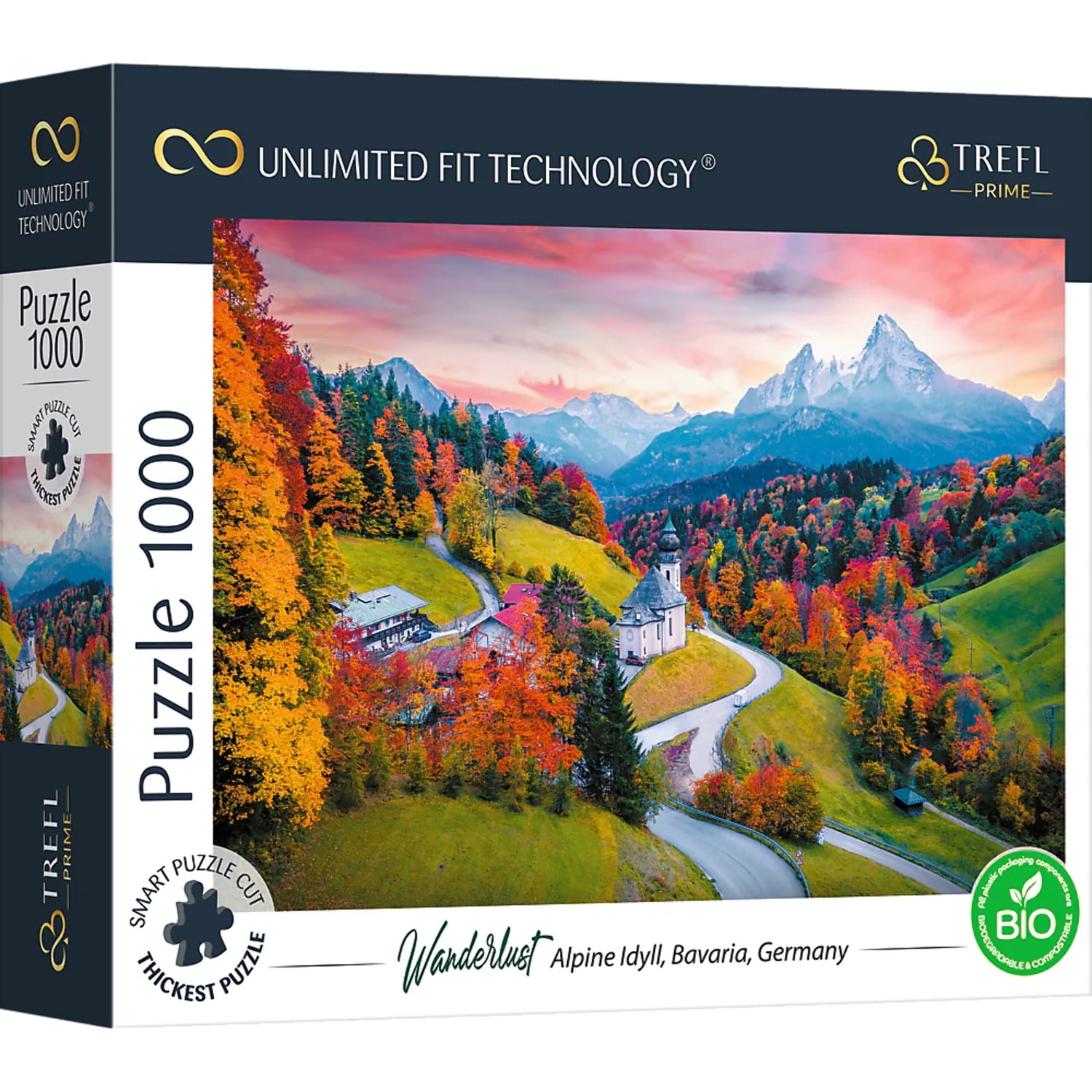 Puzzles - "1000 UFT" - Wanderlust: At the Foot of Alps, Bavaria, Germany - Walmart.com